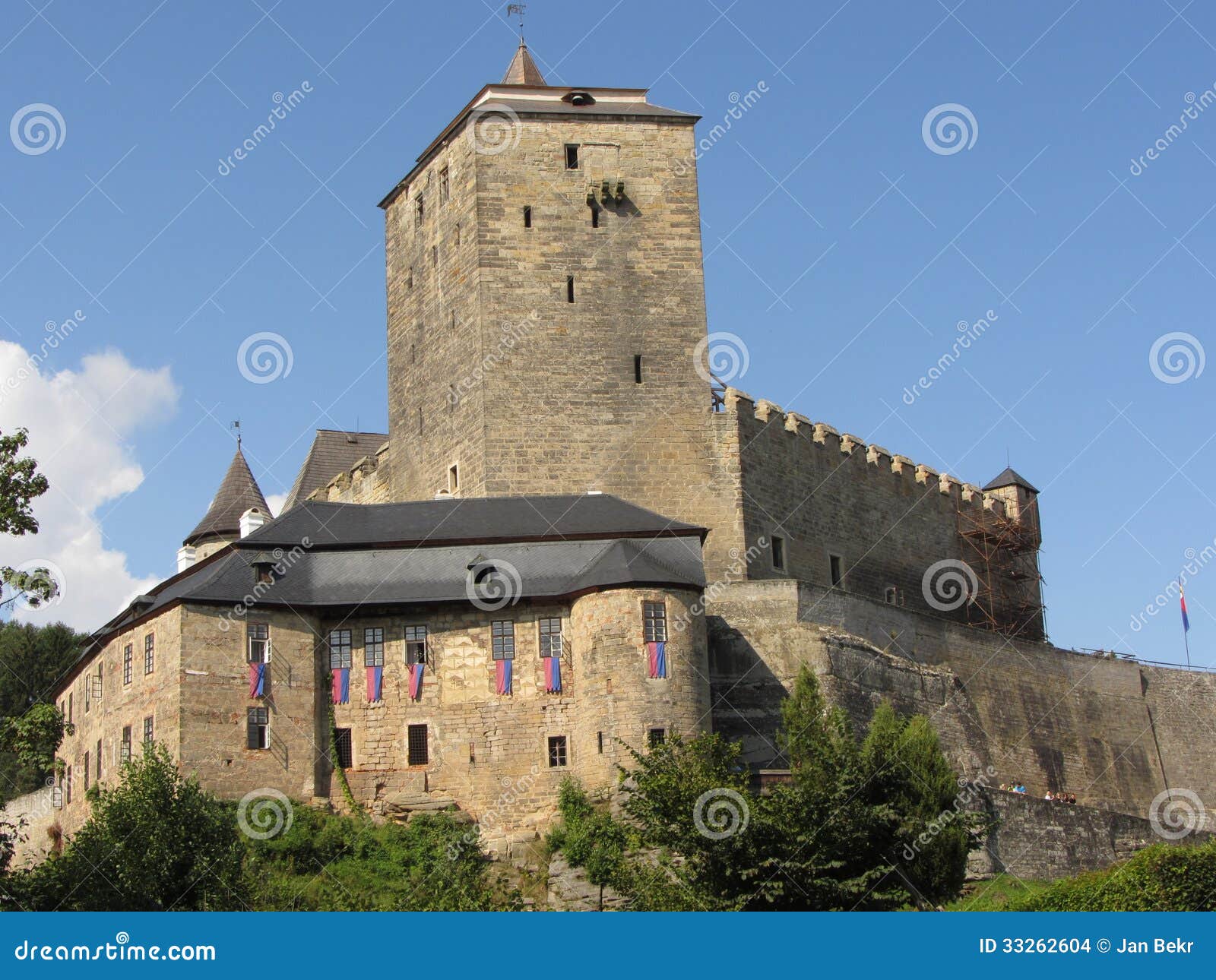 Castle Kost stock photo. Image of czech, gothic, fortified - 33262604