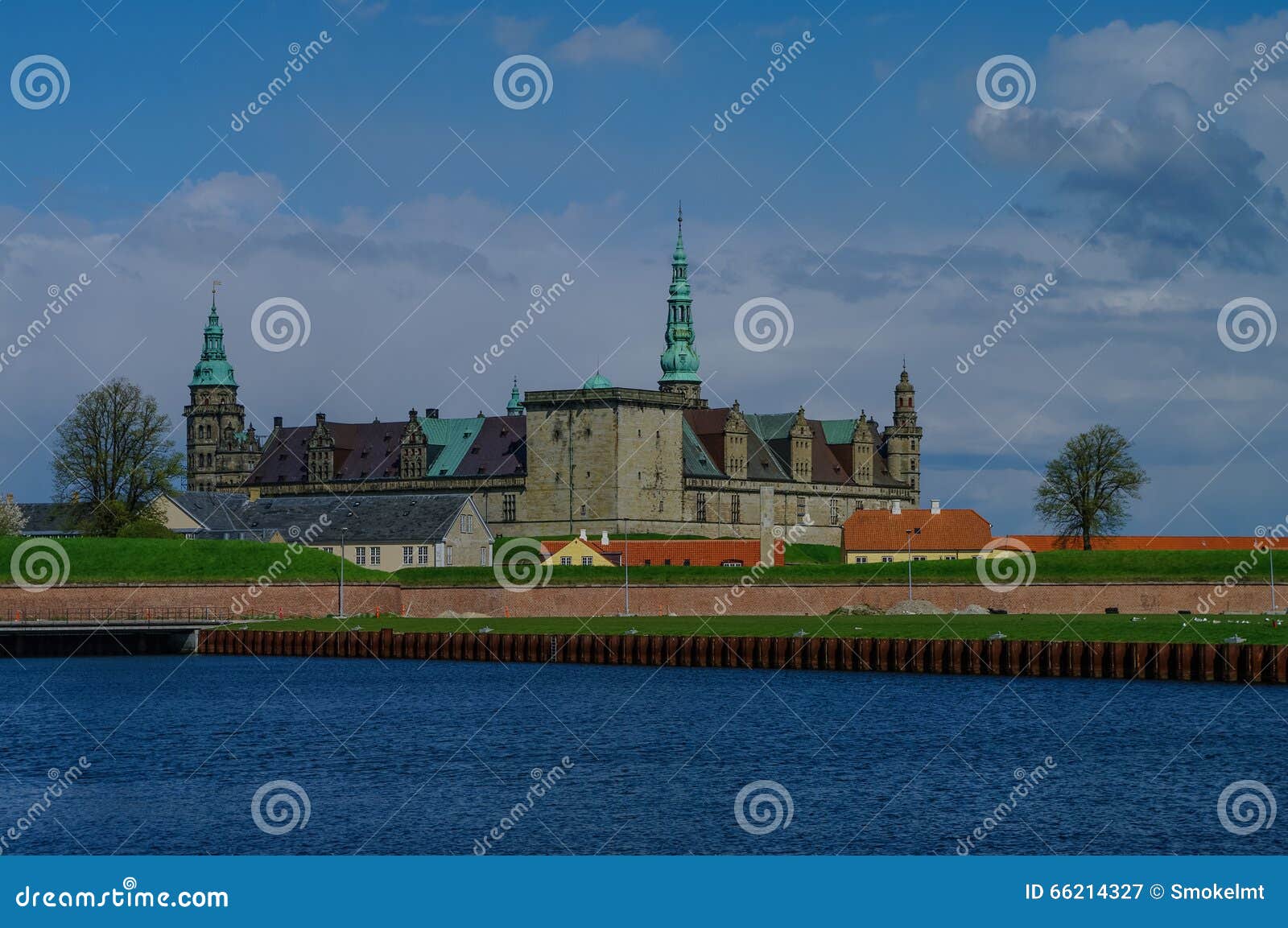 Castle of Kronborg, Home of Shakespeare S Hamlet Stock Image - Image of ...