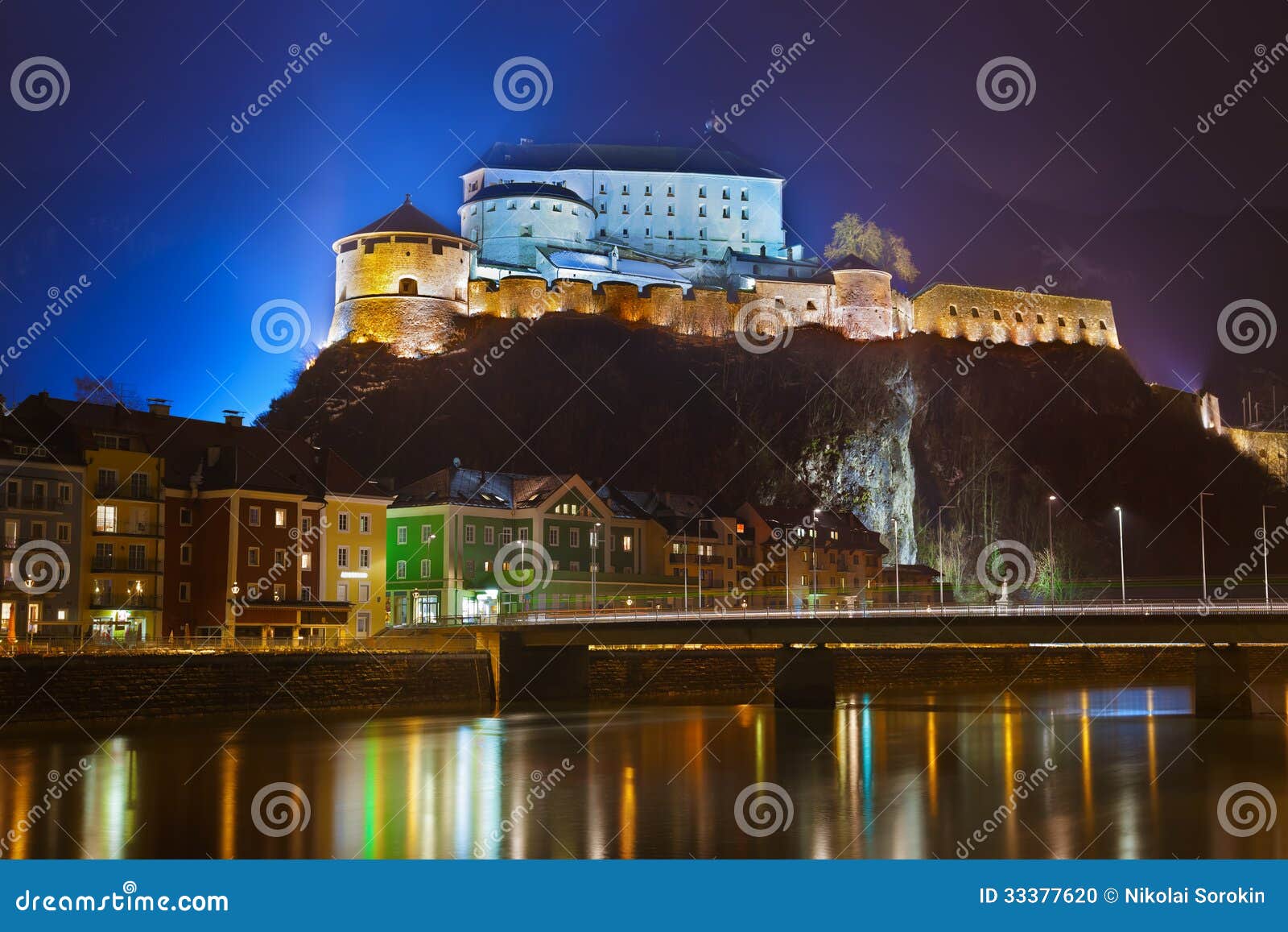 Castle Kufstein in Austria stock photo. Image of hill - 33377620