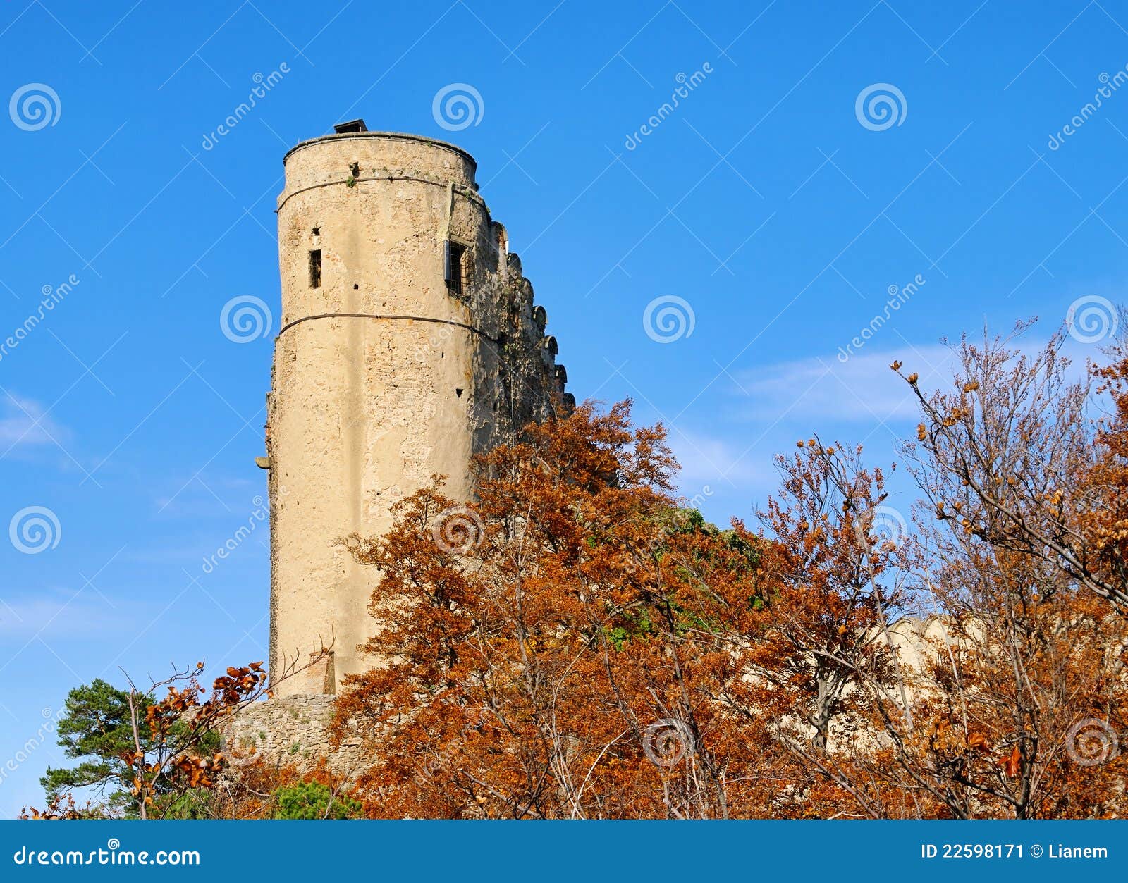 Castle Kynast stock image. Image of landscape, forest - 22598171