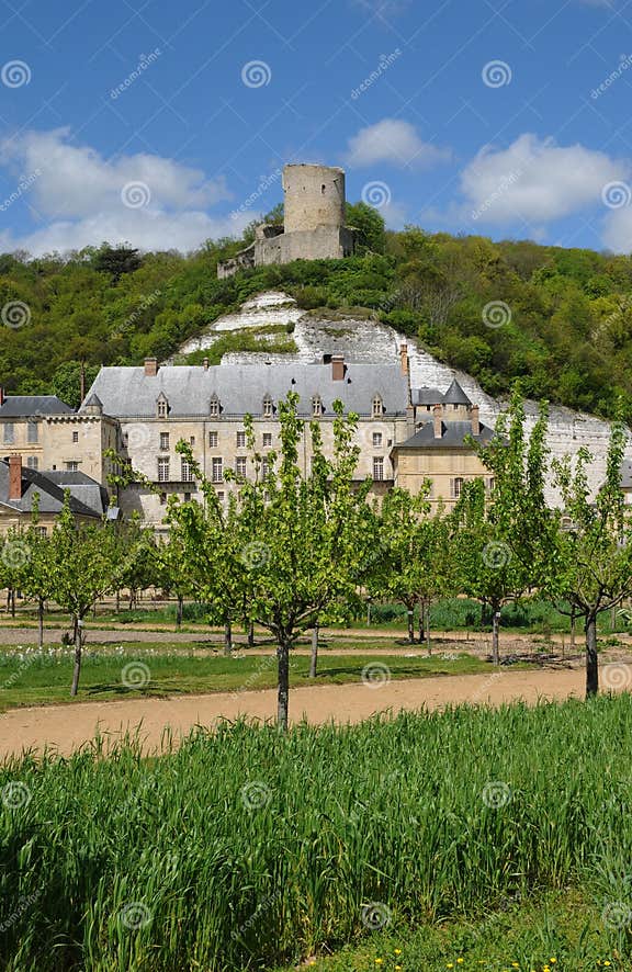 Castle of La Roche Guyon stock image. Image of castle - 28215957