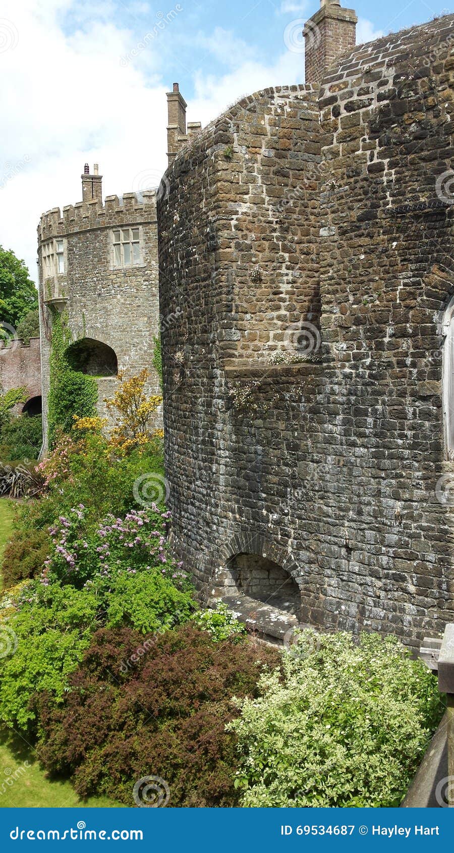 Castle stock image. Image of moat, layered, castle, bridge - 69534687
