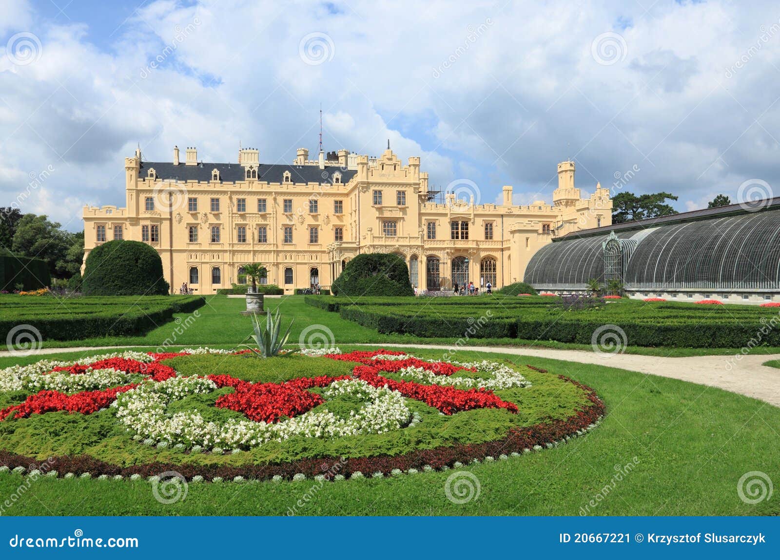 Castle Lednice stock image. Image of architecture, exterior - 20667221