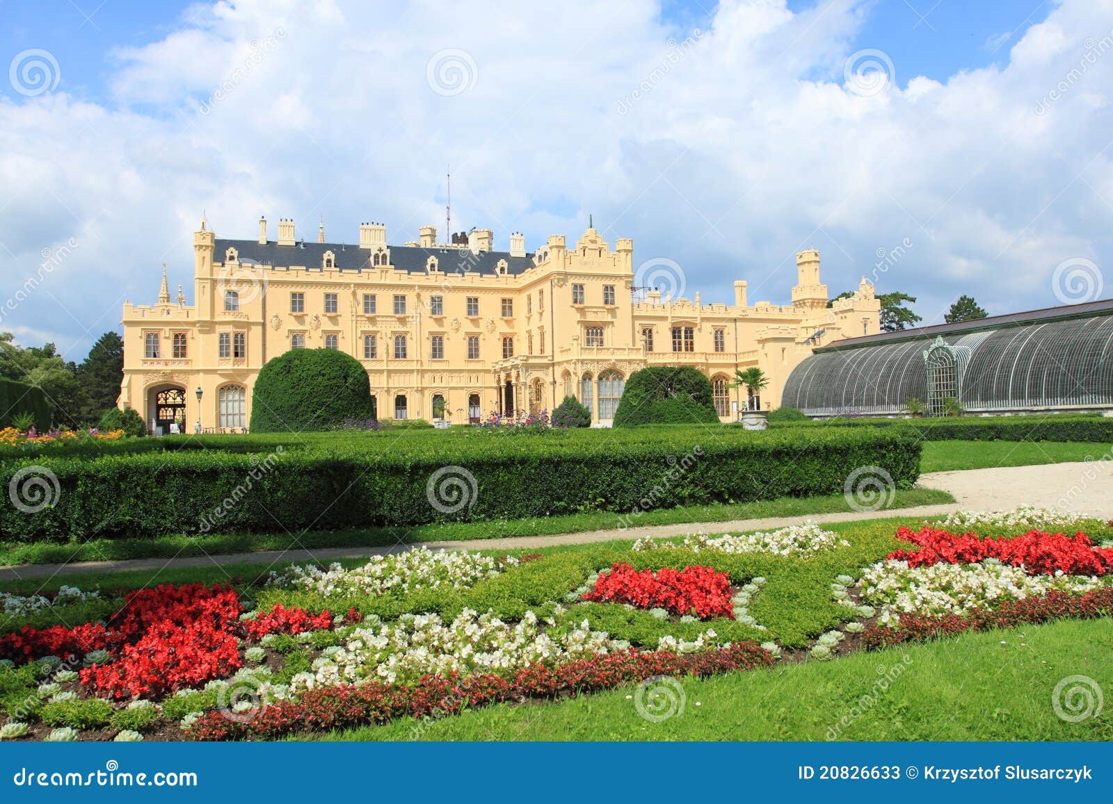 Castle Lednice stock image. Image of landmark, heritage - 20826633