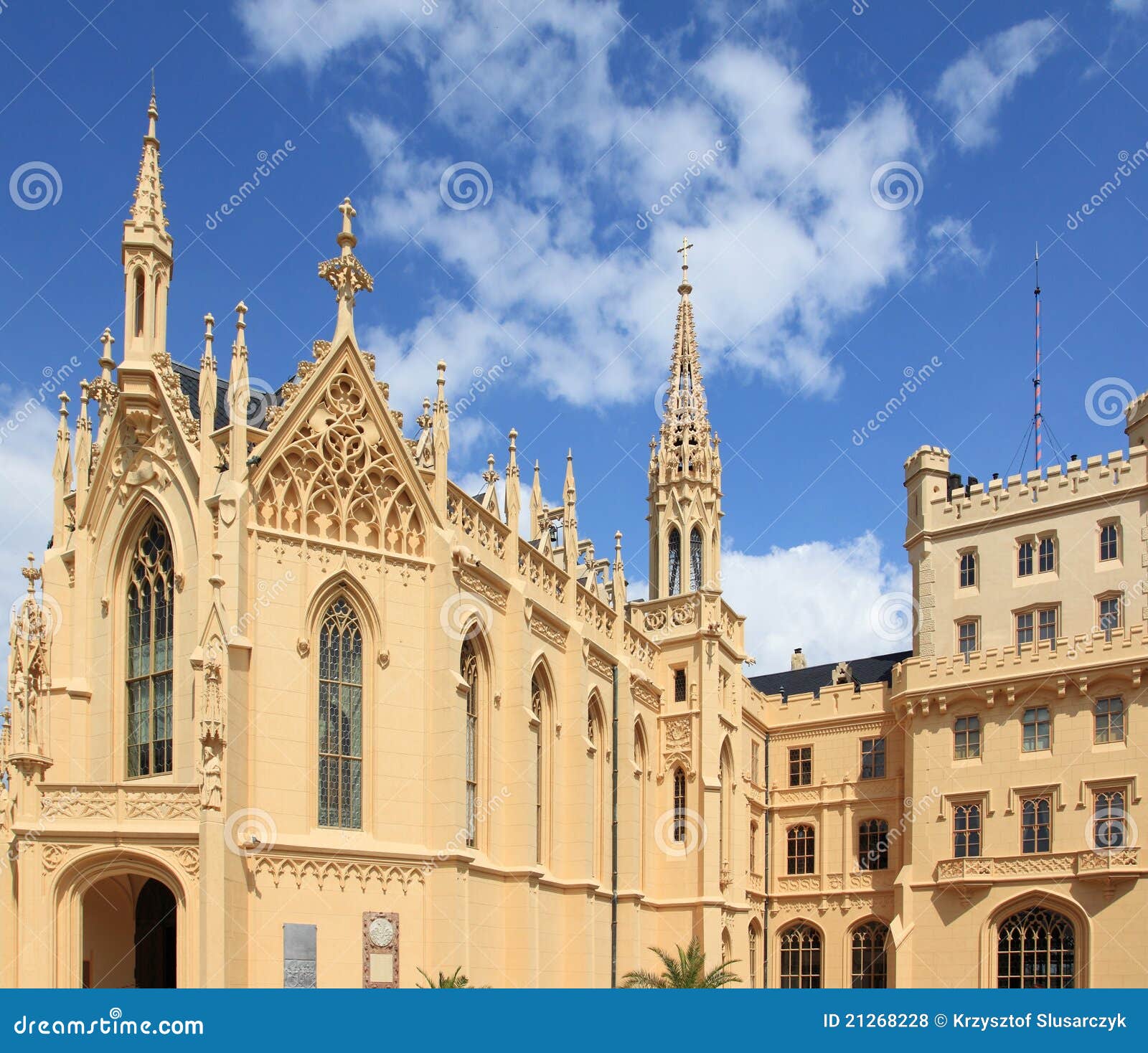 Castle Lednice stock photo. Image of region, lednice - 21268228