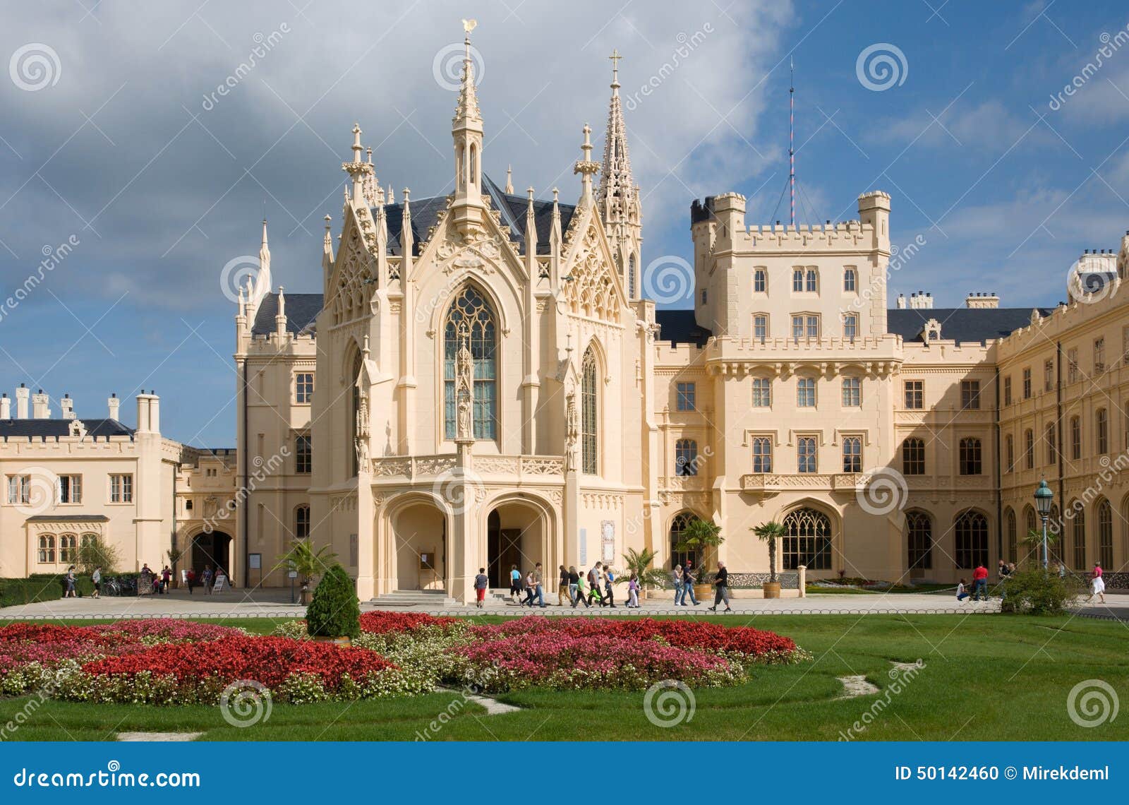 Castle Lednice, Czech Republic Editorial Image - Image of europe ...
