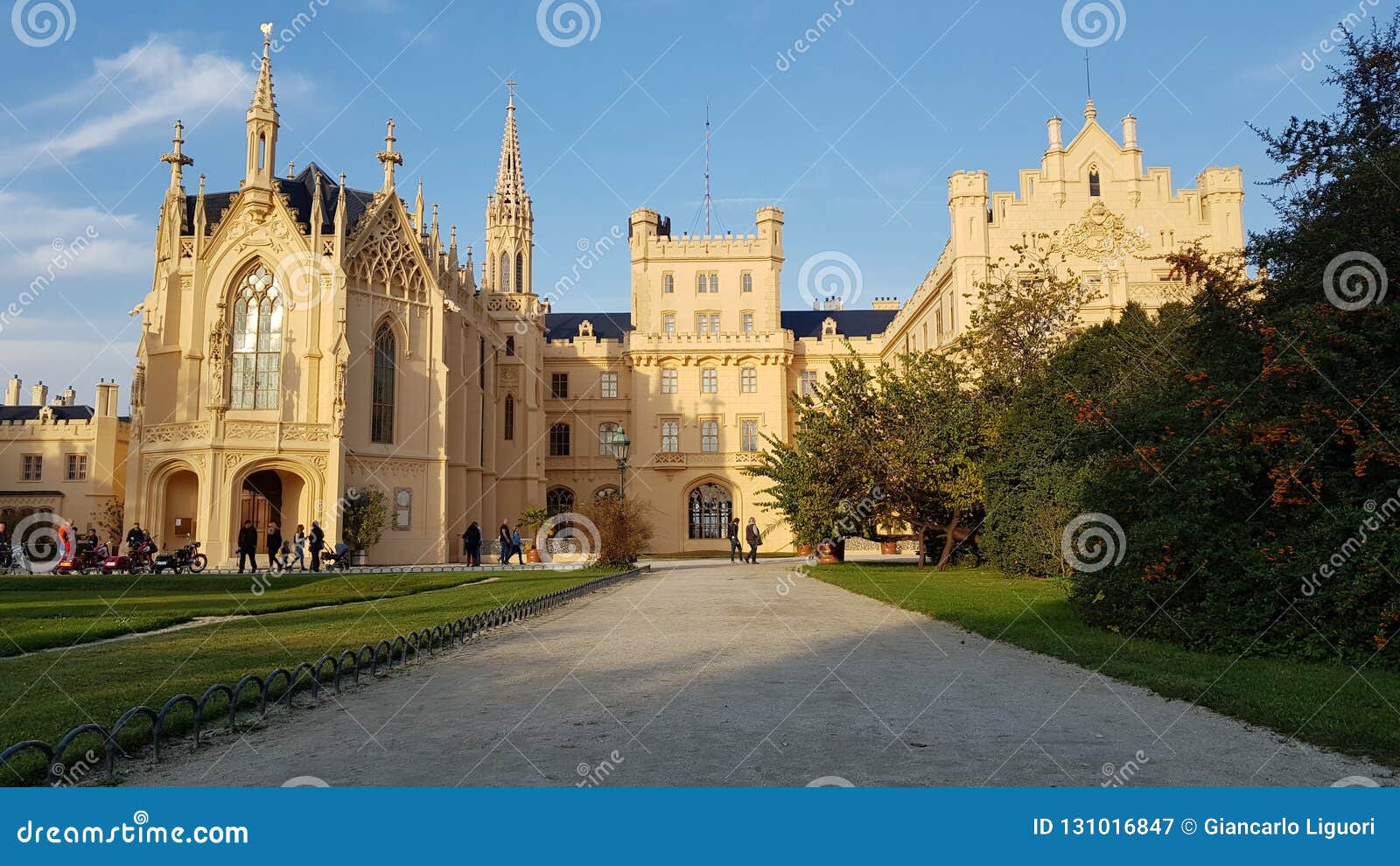 Castle Lednice, Czech Republic Editorial Photography - Image of ...