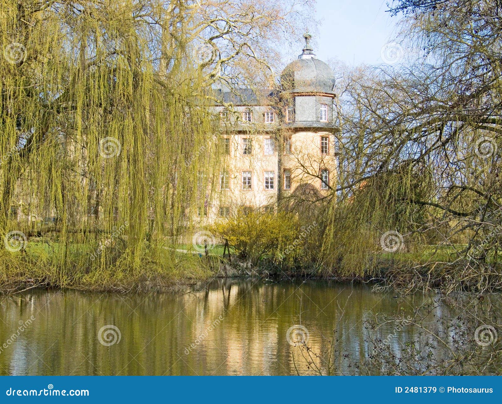 The Castle of Lich stock image. Image of trees, balance - 2481379