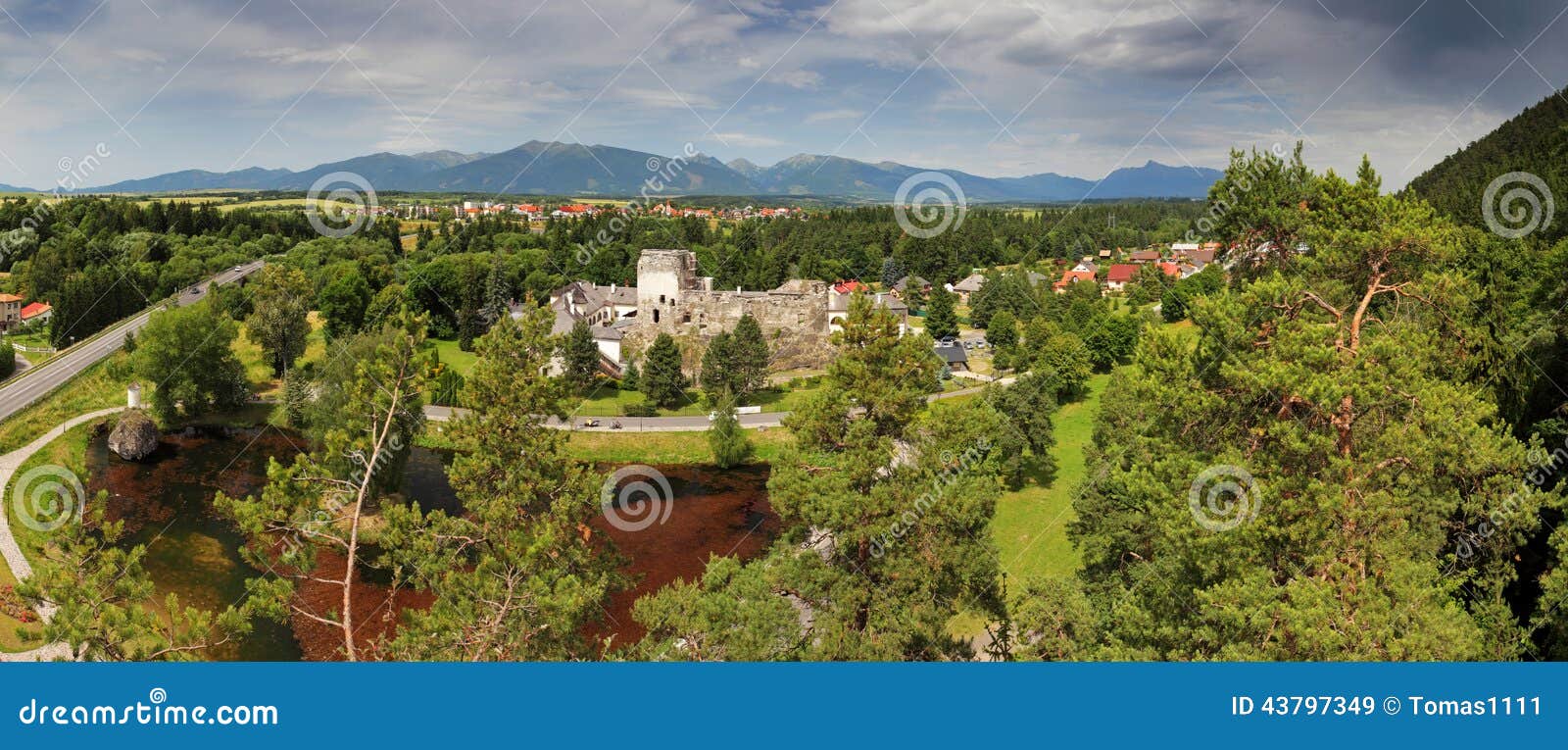 Castle in Liptovsky Hradok, Slovakia Stock Image - Image of europe ...