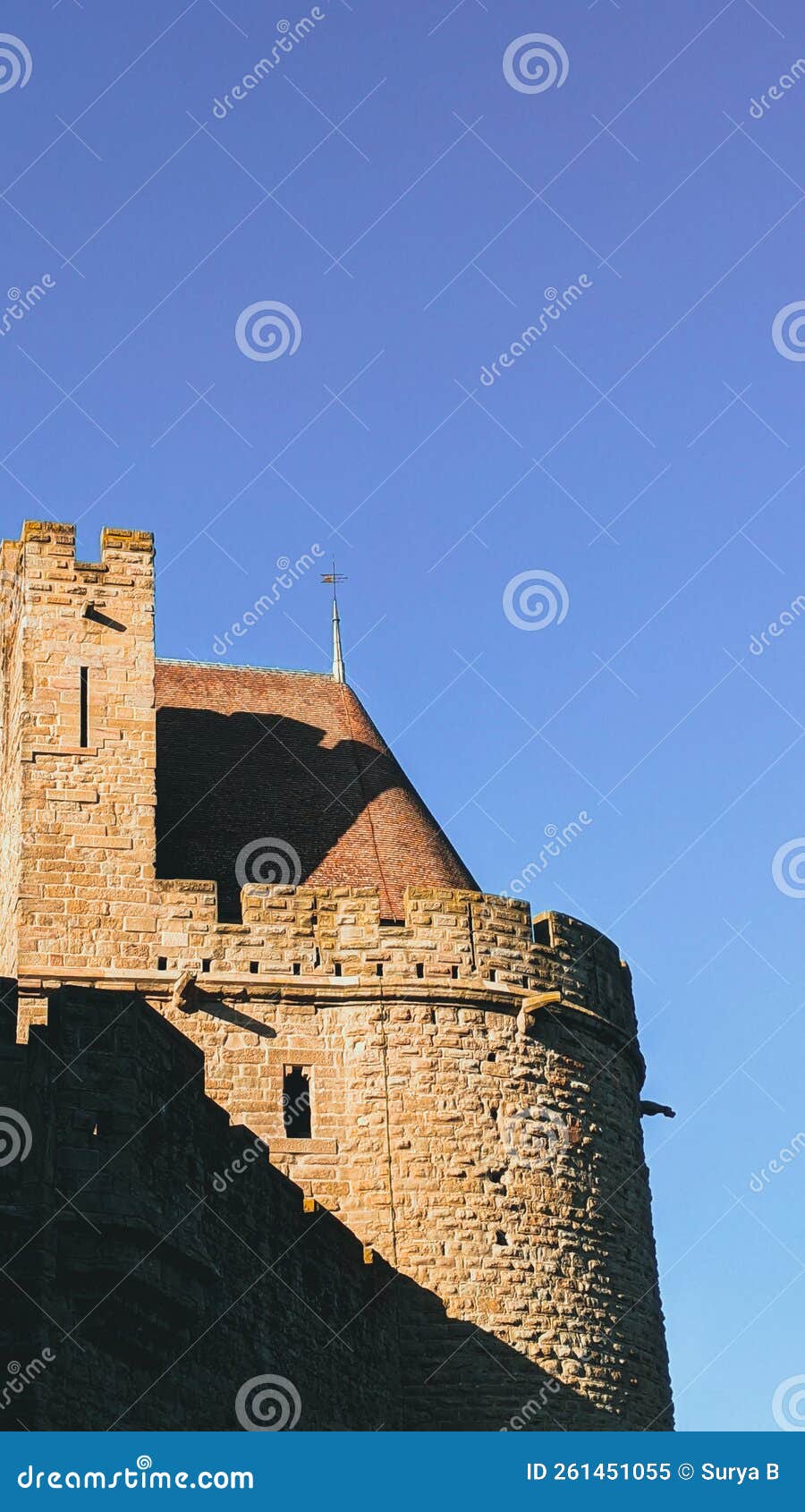Castle Lockscreen Wallpaper for Mobile Located in France. Stock Image ...