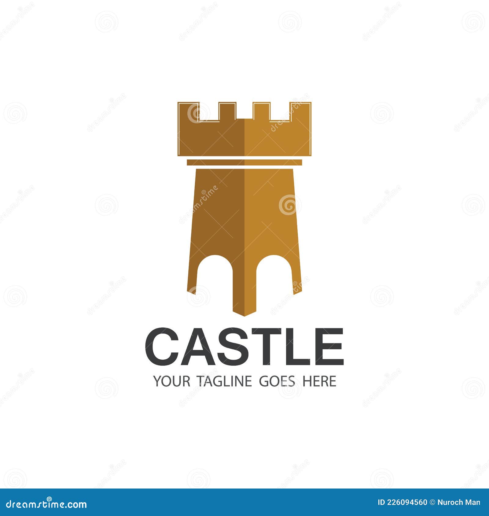 Castle Logo Symbol Vector Illustration Design Template. Stock Vector ...