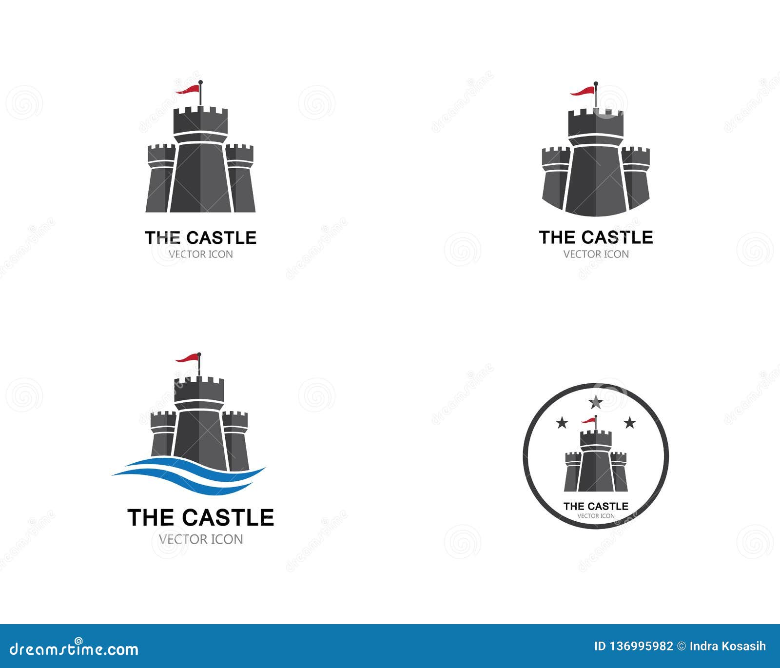 Castle Logo stock vector. Illustration of historical - 136995982