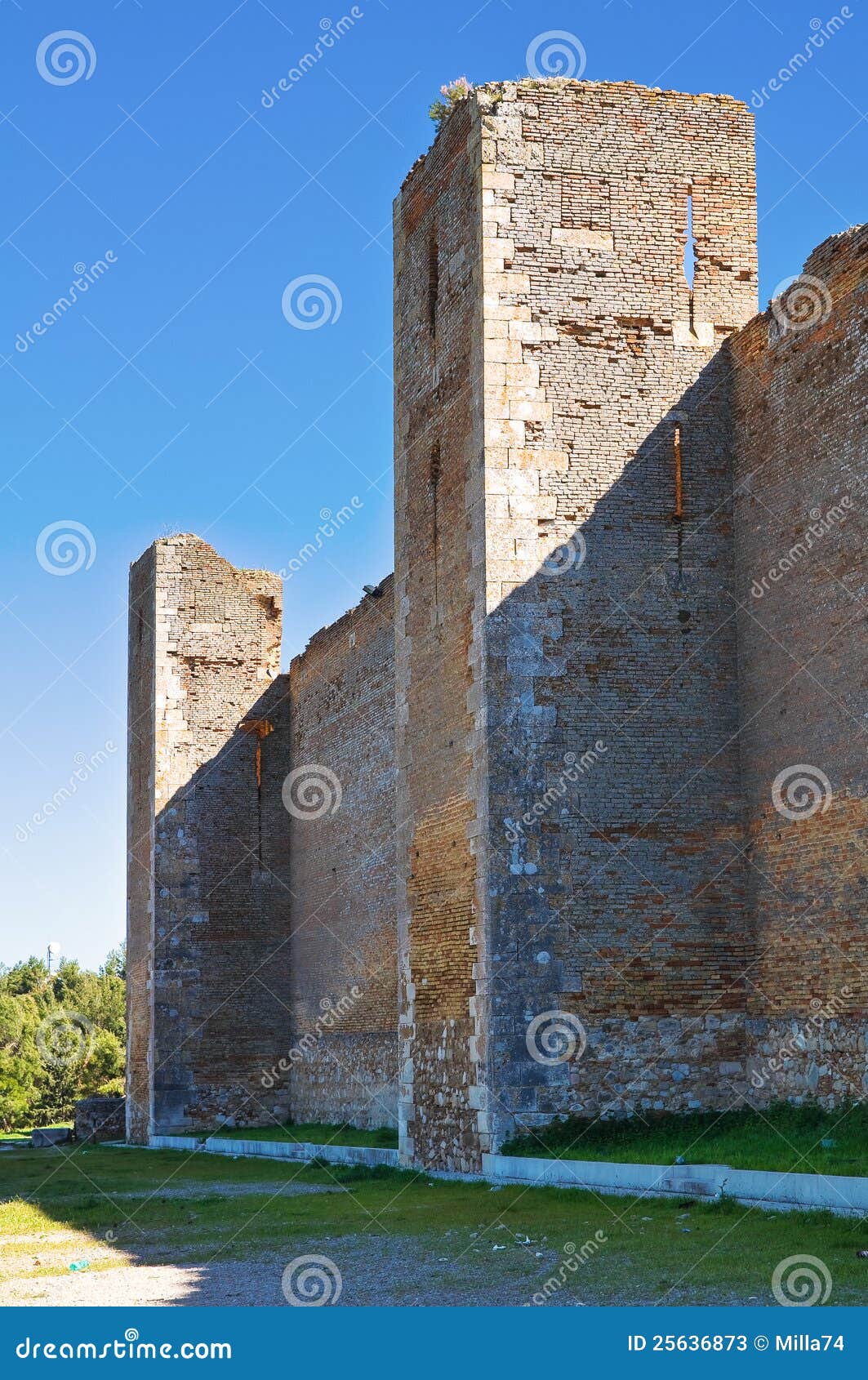 Castle of Lucera. Puglia. Italy Stock Image - Image of century ...