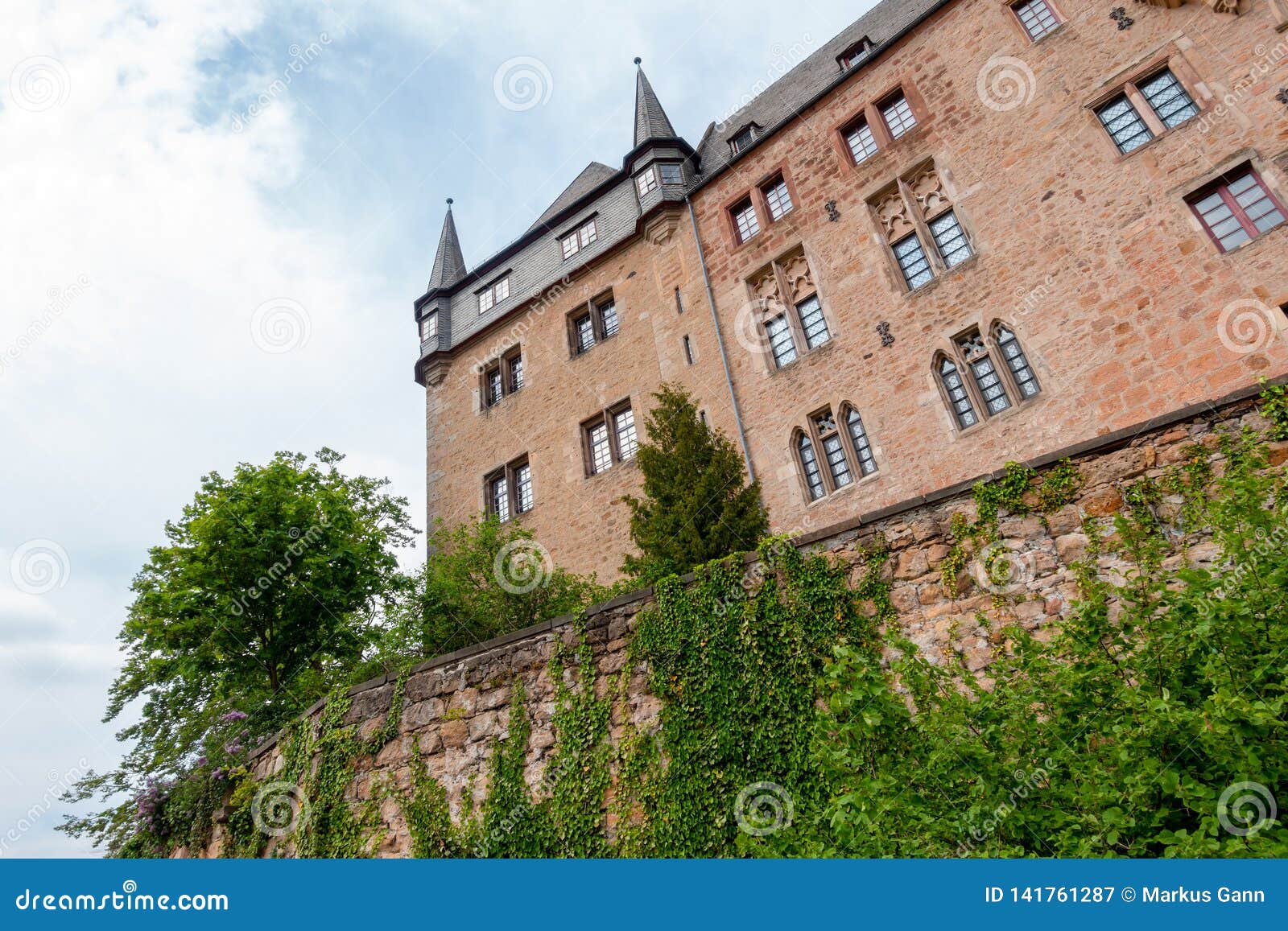 Castle of Marburg Germany stock image. Image of landscape - 141761287