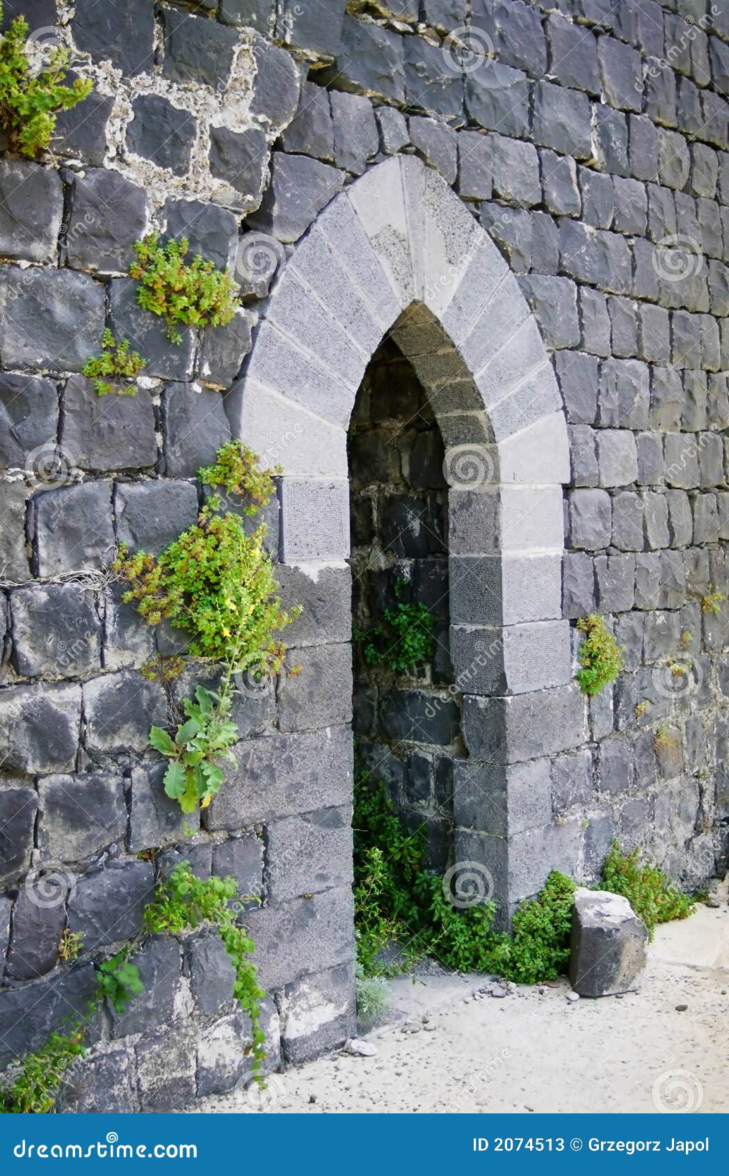 Castle Margat - Stone Doors Stock Image - Image of antioch, byzantines ...