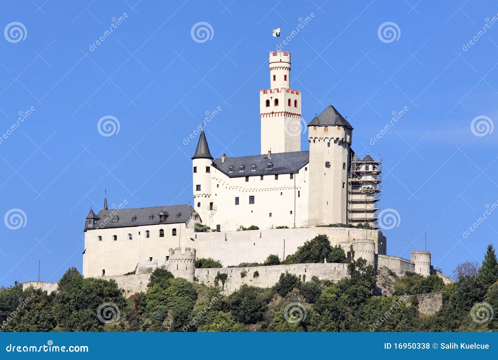 Castle Marksburg stock photo. Image of castle, ruins - 16950338