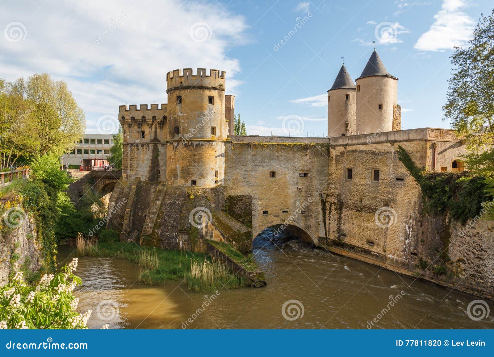 Castle of Metz editorial image. Image of history, military - 77811820