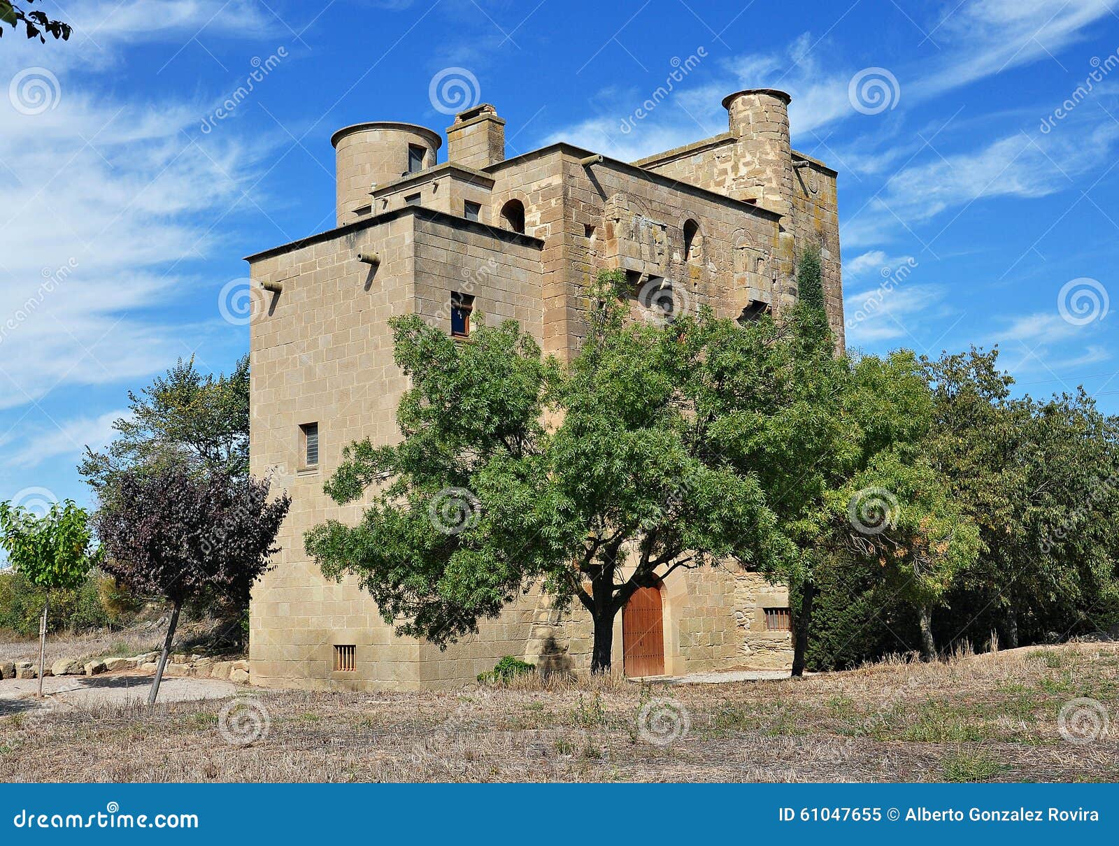 Castle Mill of the Ratera-catalonia Editorial Image - Image of visit ...