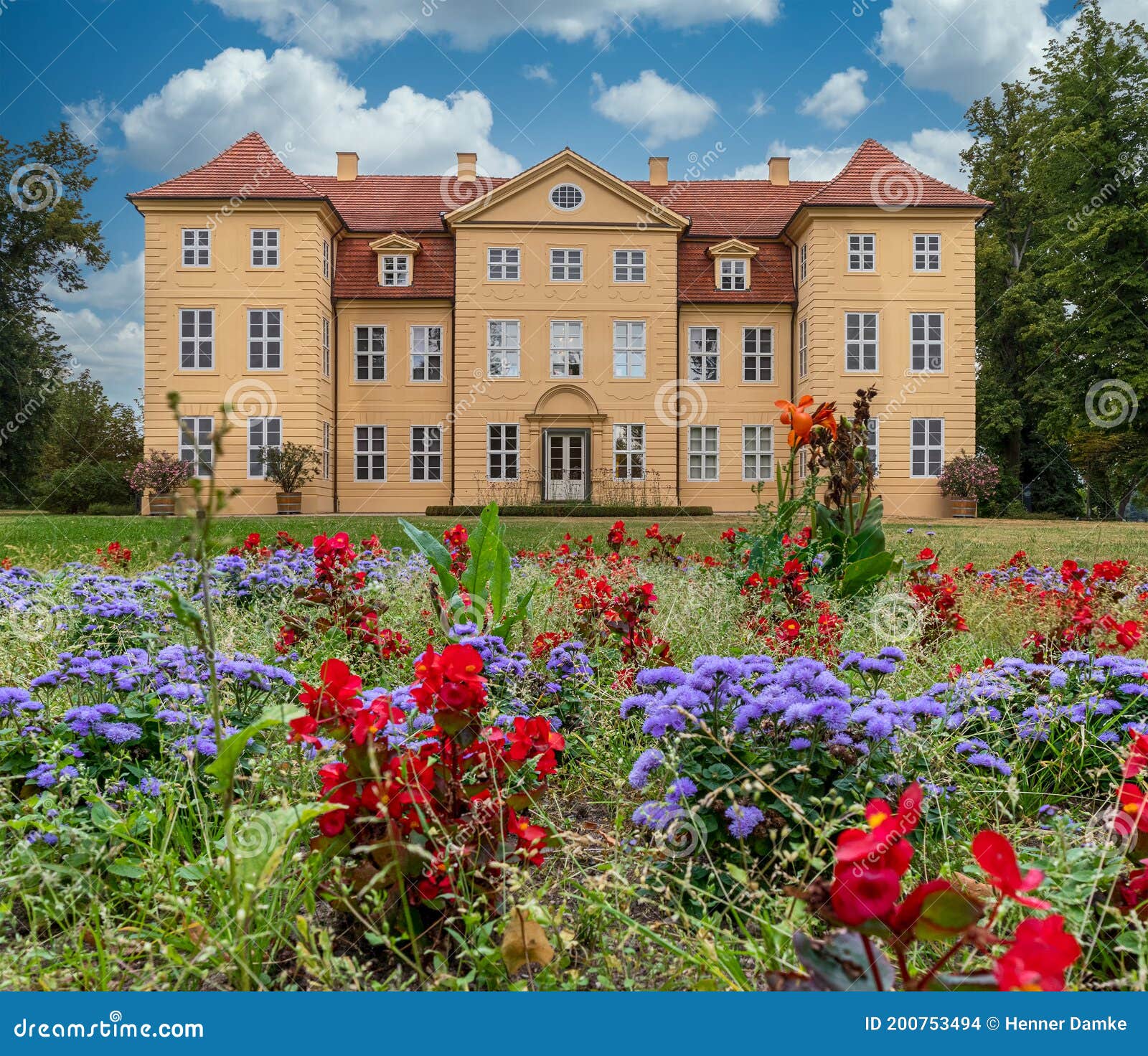 Castle Mirow Germany stock photo. Image of mapping, neustrelitz - 200753494