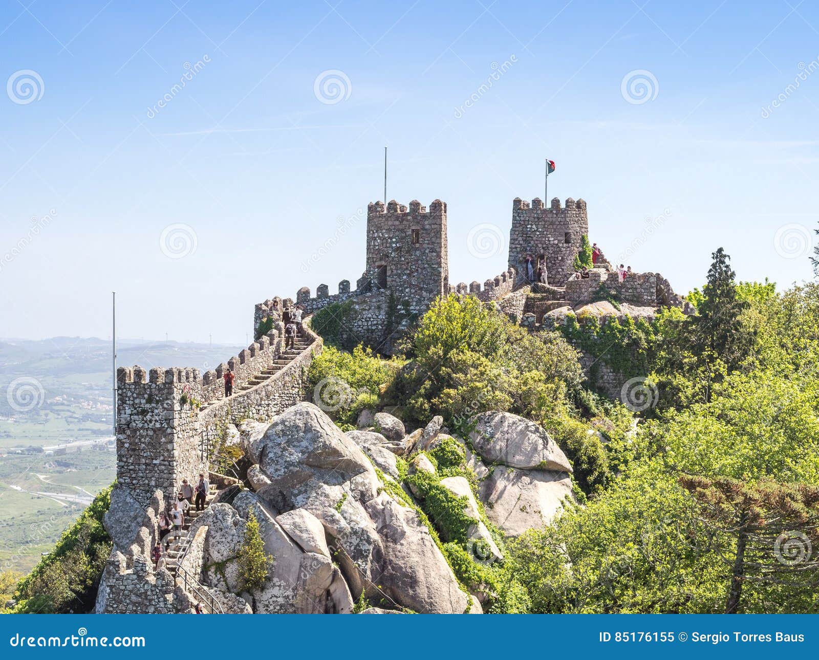 The Castle of the Moors editorial image. Image of fortification - 85176155