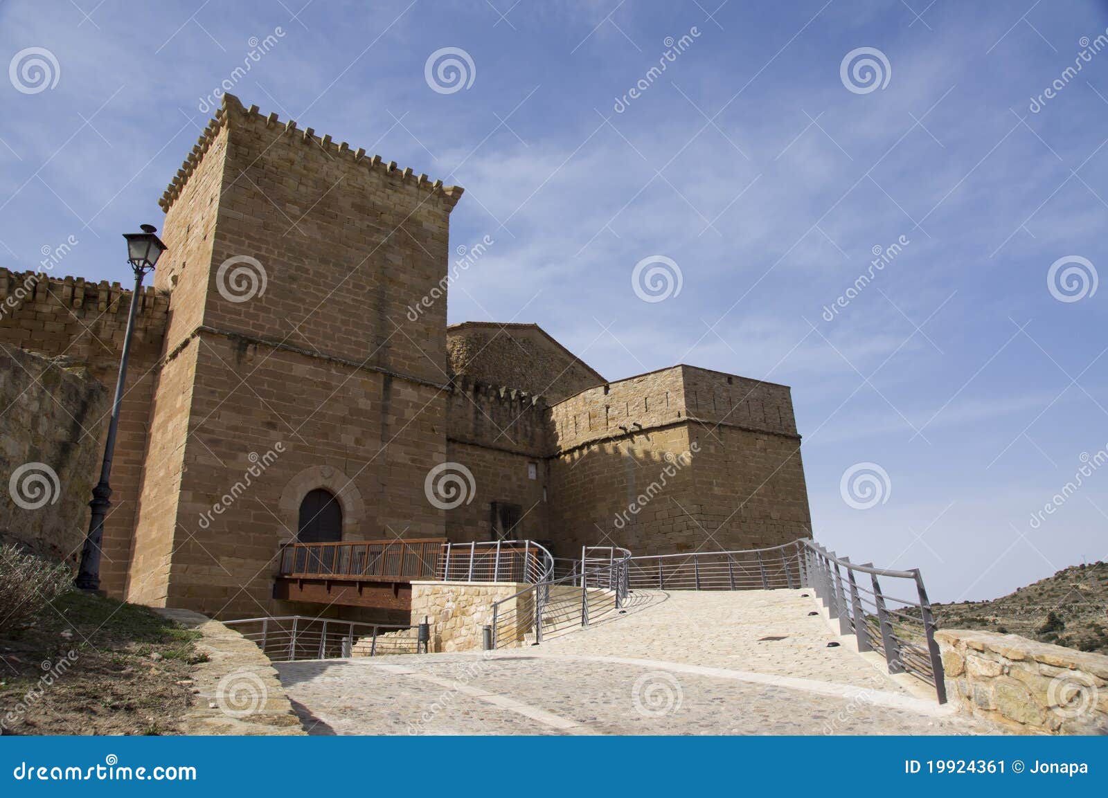 Castle of Mora in Spain stock image. Image of architecture - 19924361