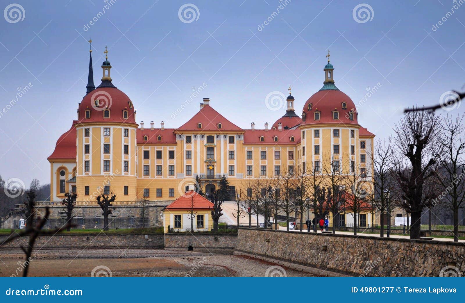 Castle Moritz burg stock image. Image of germany, three - 49801277