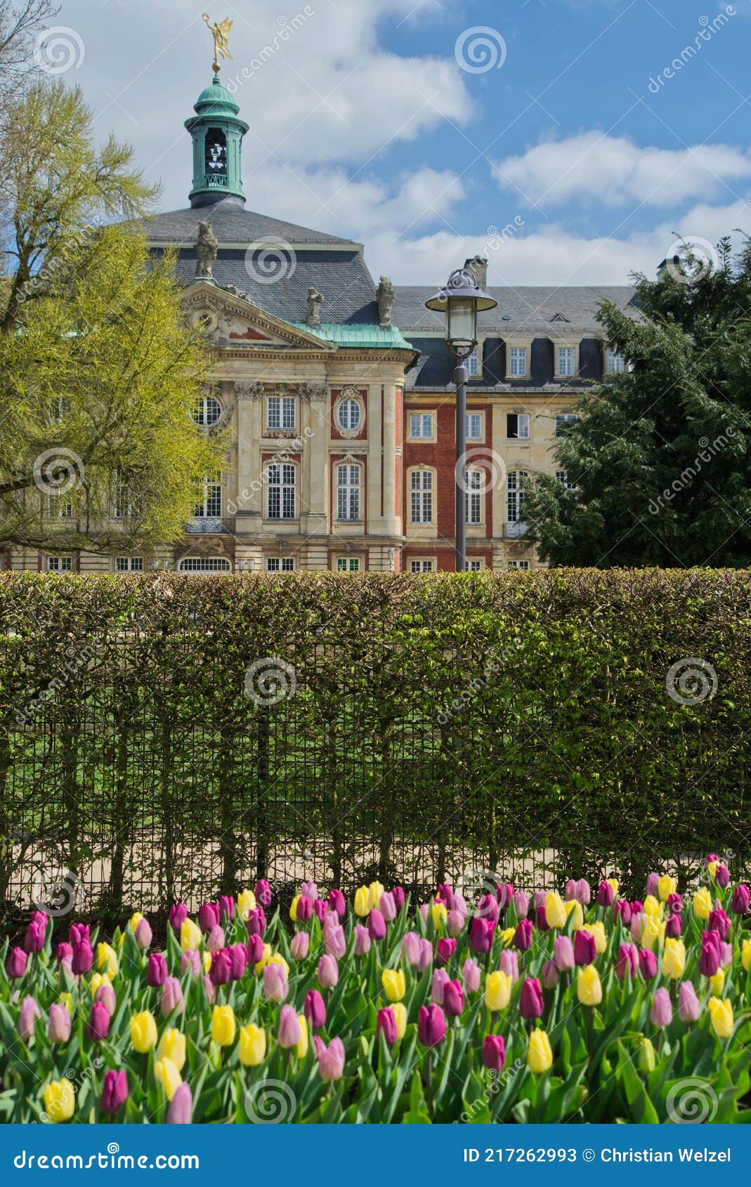 Castle of Muenster in Germany Stock Image - Image of tourism, europe ...