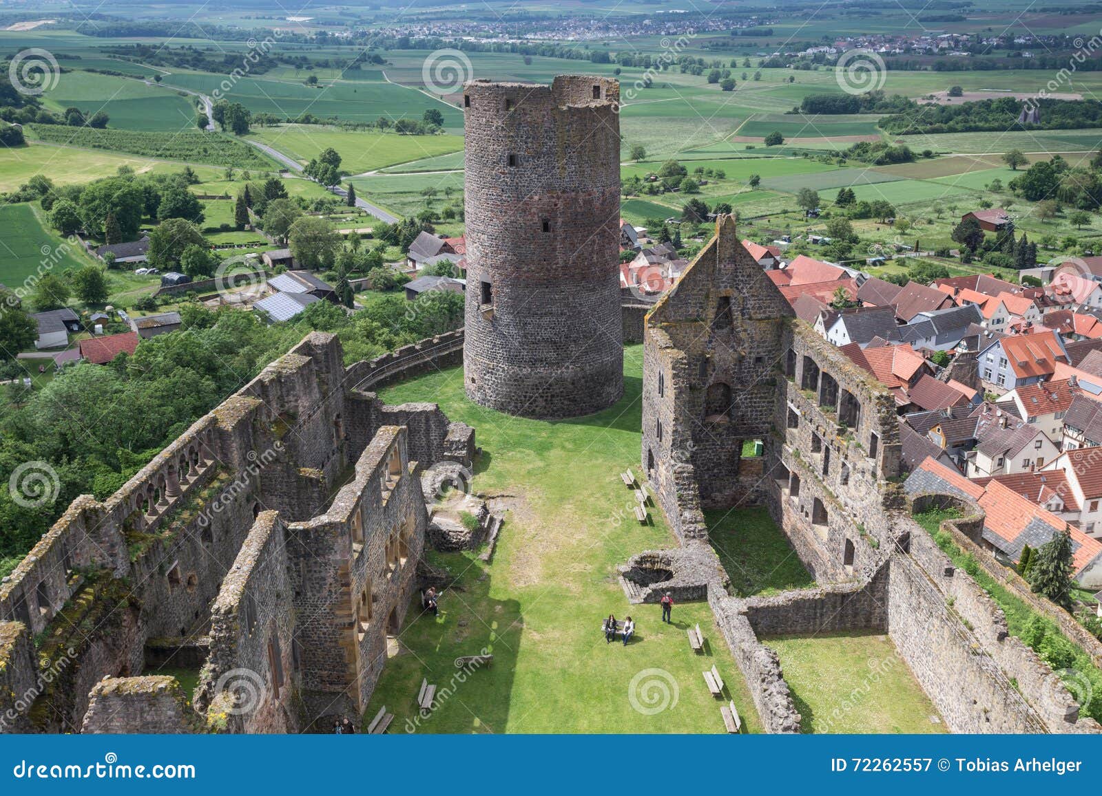 Castle Muenzenberg Hessen Germany Stock Image - Image of hessen ...