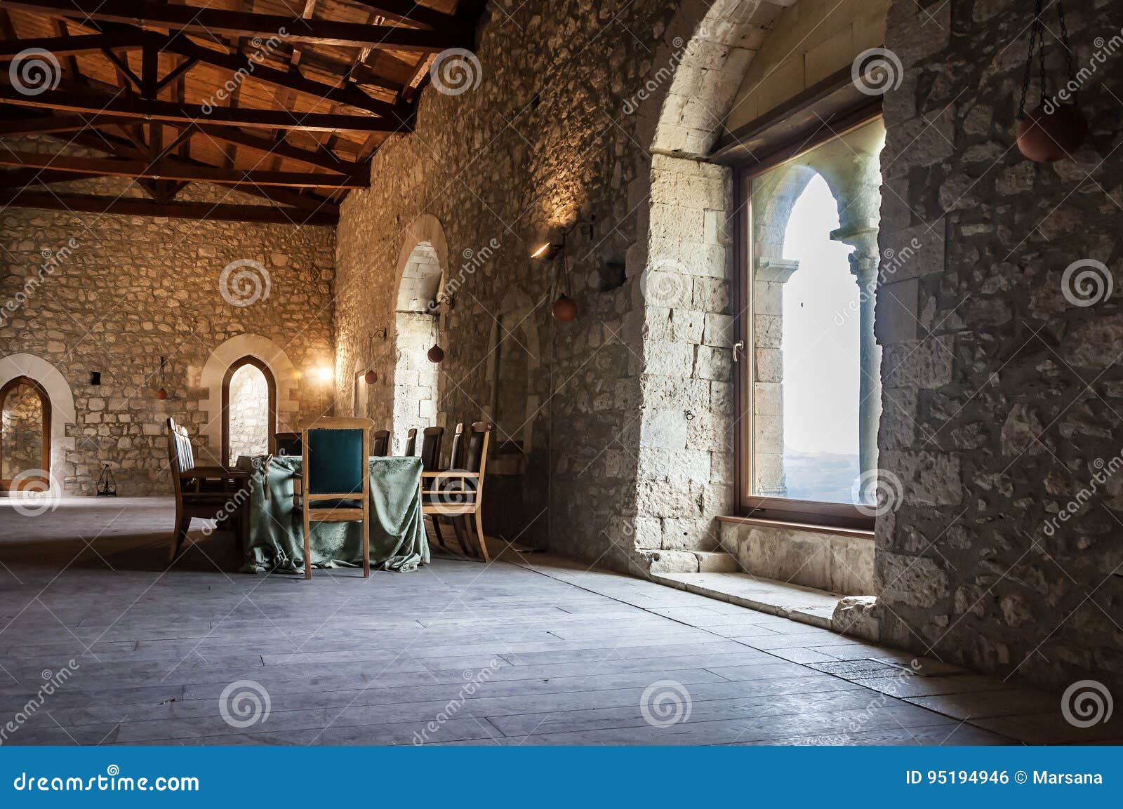 The castle of Mussomeli stock photo. Image of ruin, ancient - 95194946