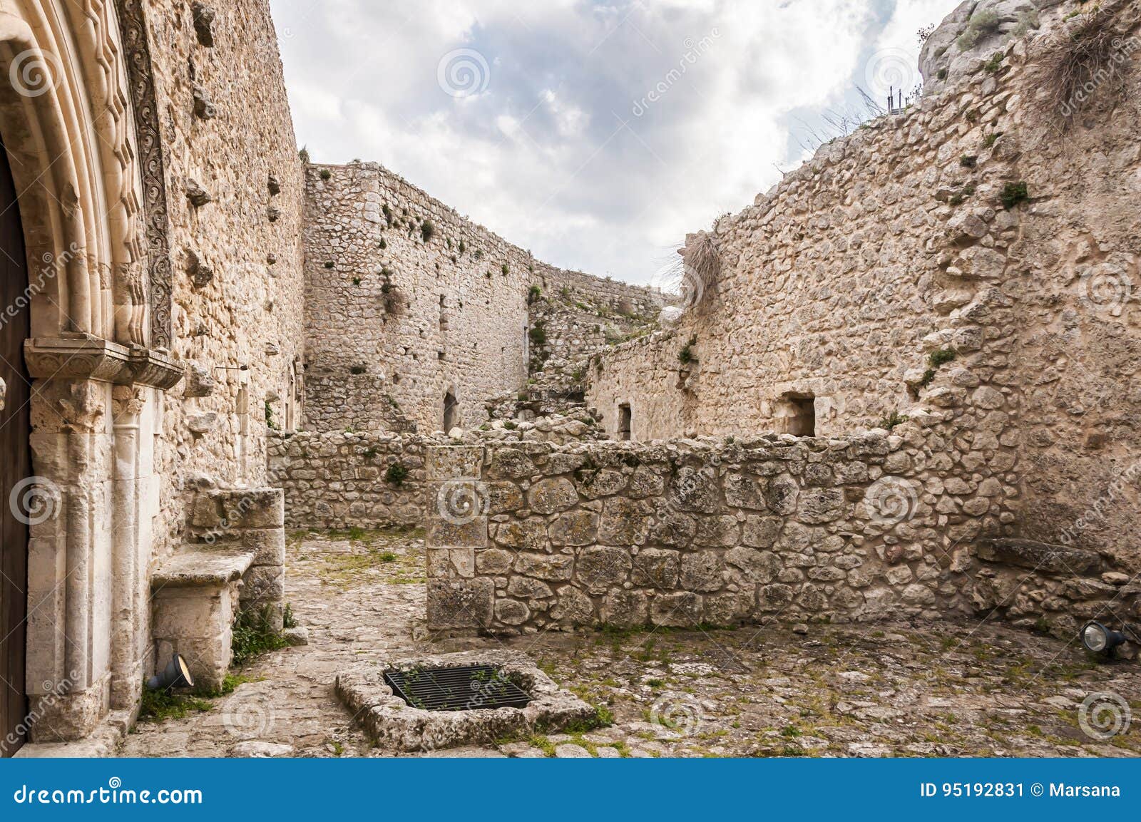 The Castle Of Mussomeli Stock Image | CartoonDealer.com #95193847
