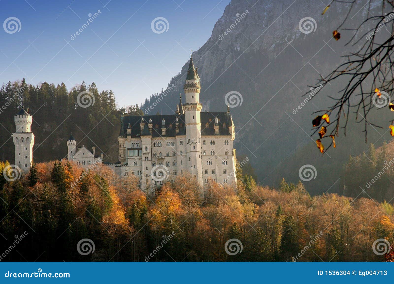 Castle of Neuschwanstein editorial stock image. Image of fairytale ...