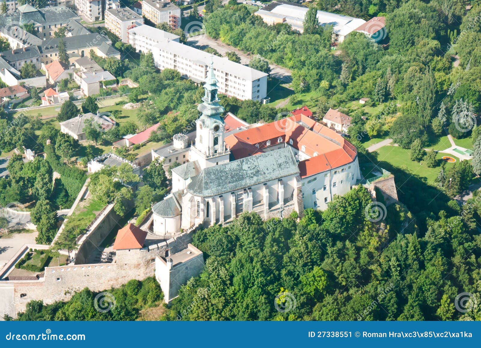 Castle in Nitra editorial photo. Image of landmark, cathedral - 27338551