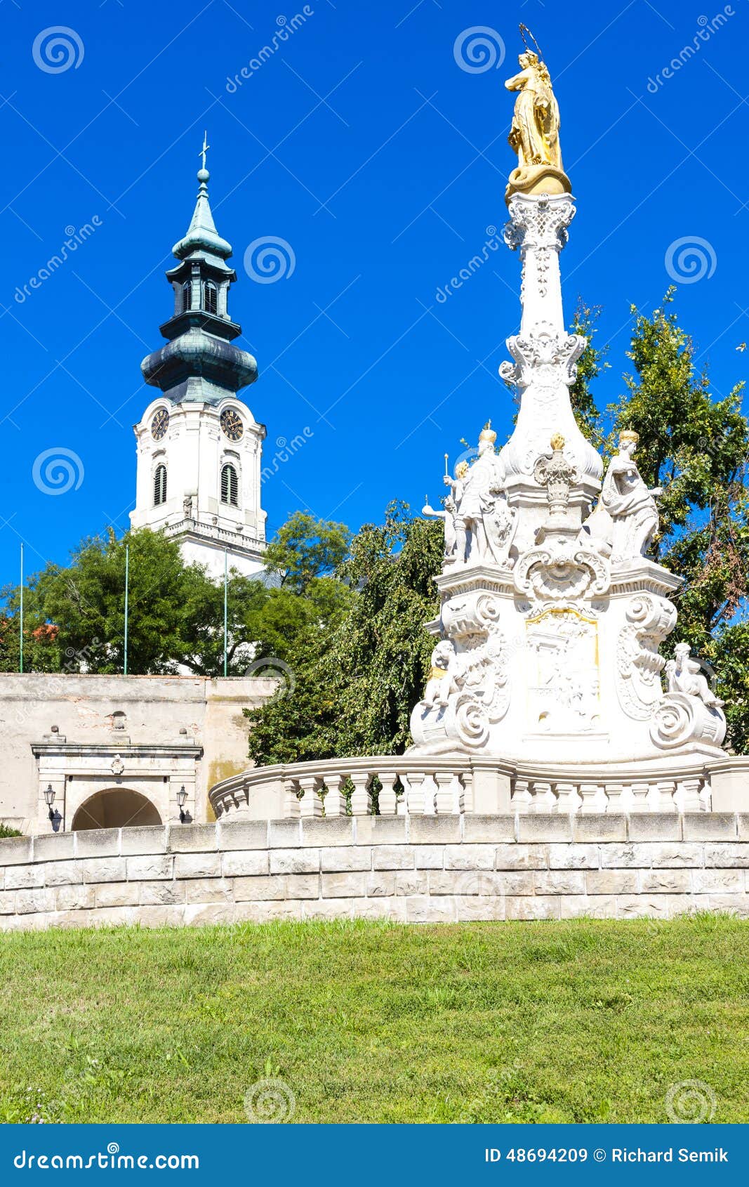 Castle in Nitra, Slovakia stock image. Image of exteriors - 48694209