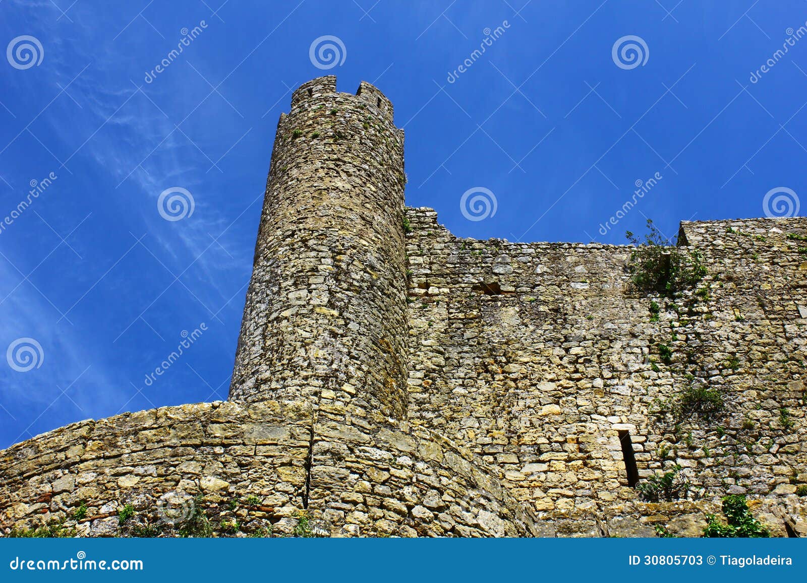 Castle of Obidos, Portugal stock image. Image of landmark - 30805703