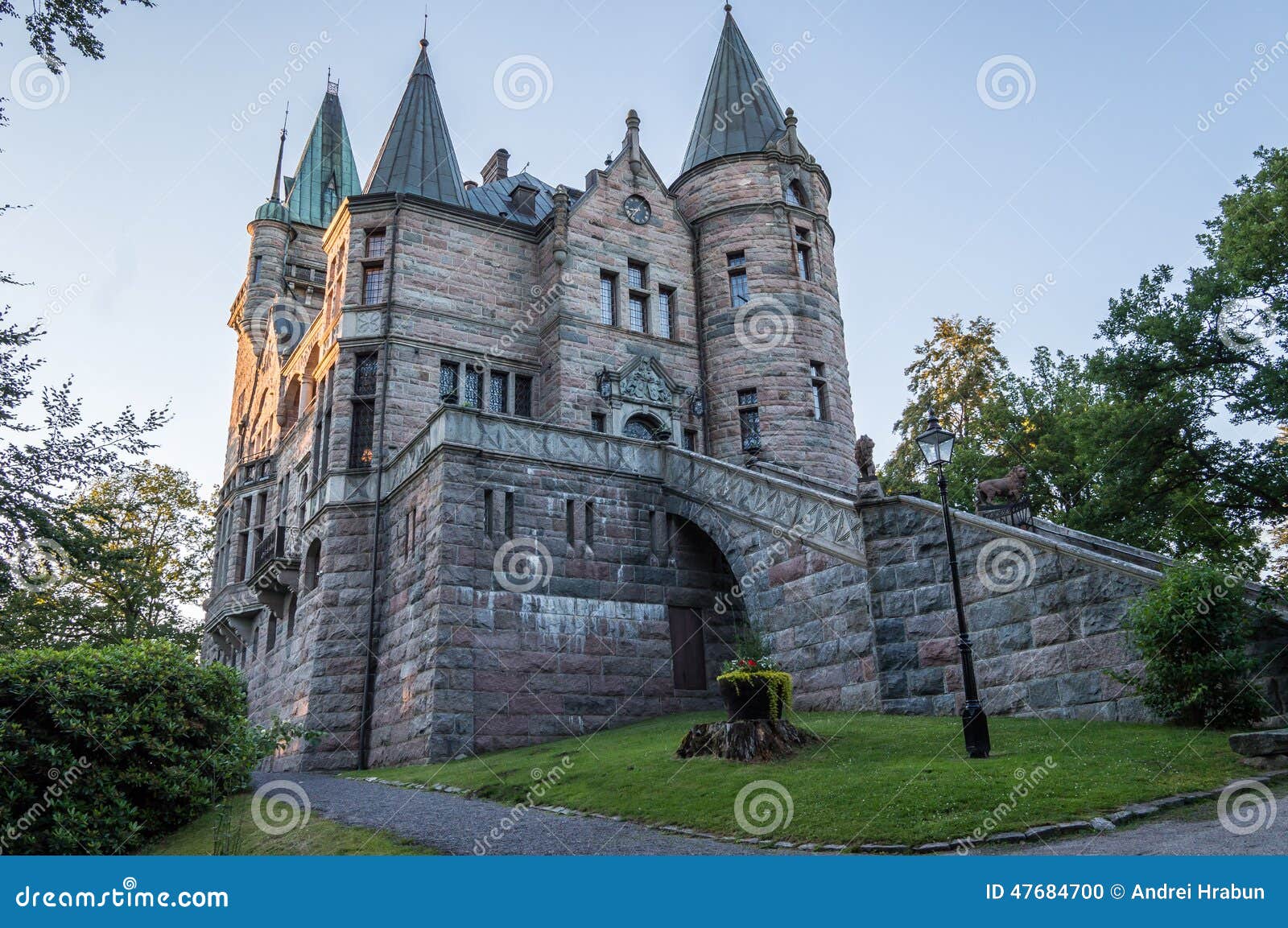 Castle stock photo. Image of hill, castle, middle, nature - 47684700