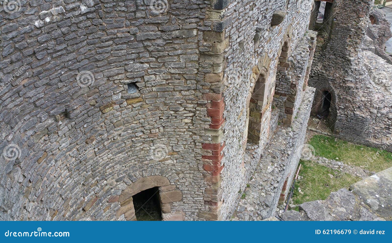 Castle stock image. Image of stone, castle, ruined, walls - 62196679