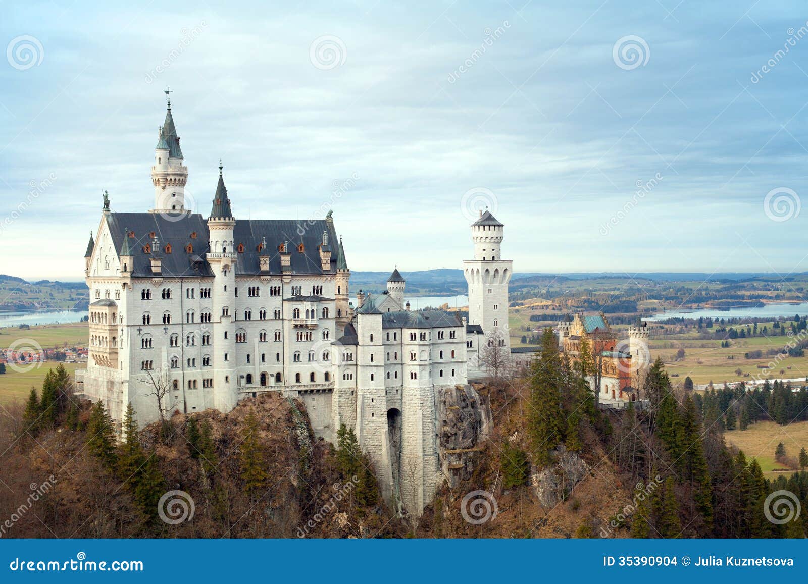 Castle in old style stock photo. Image of building, architecture - 35390904