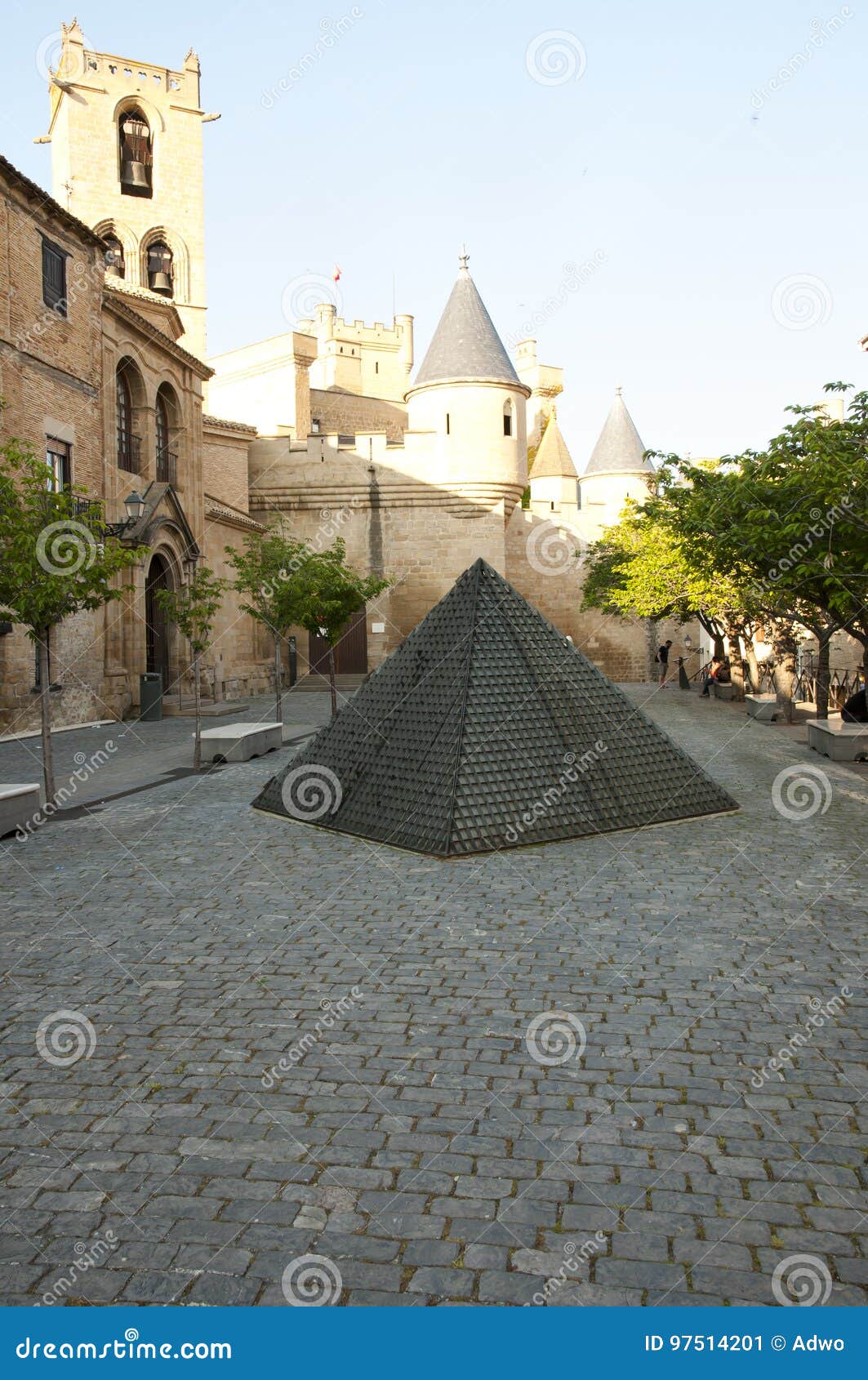 Castle of Olite - Spain editorial photo. Image of palace - 97514201