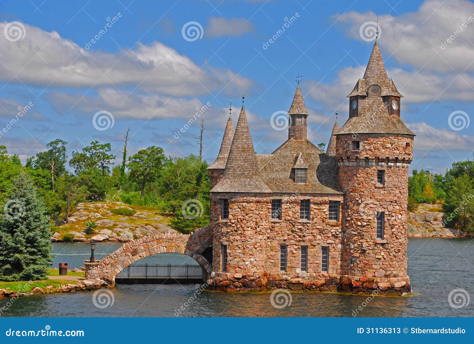 Power House of Boldt Castle Located on Heart Island in the Saint ...