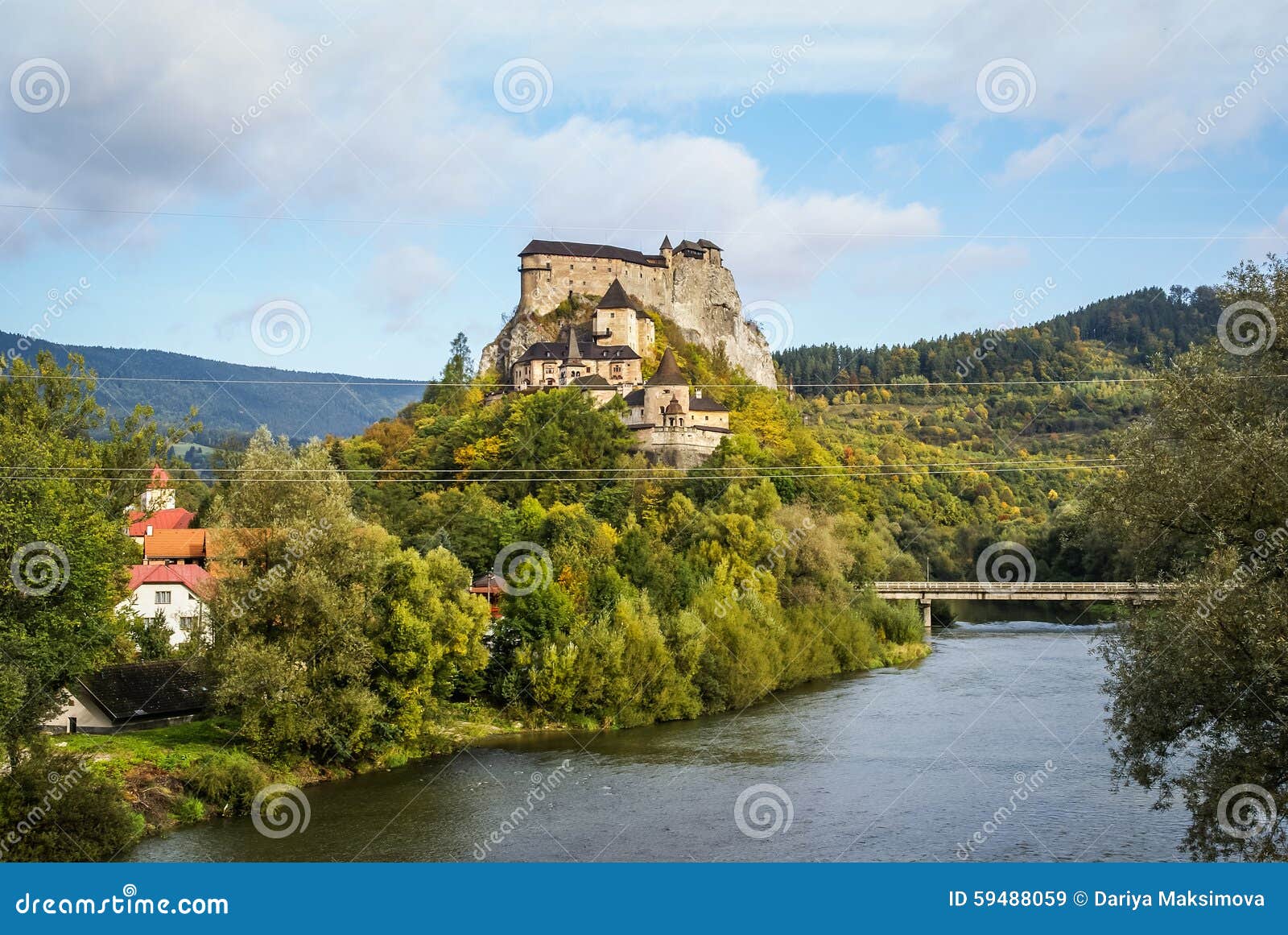 Castle in Orava, Slovakia stock image. Image of eastern - 59488059
