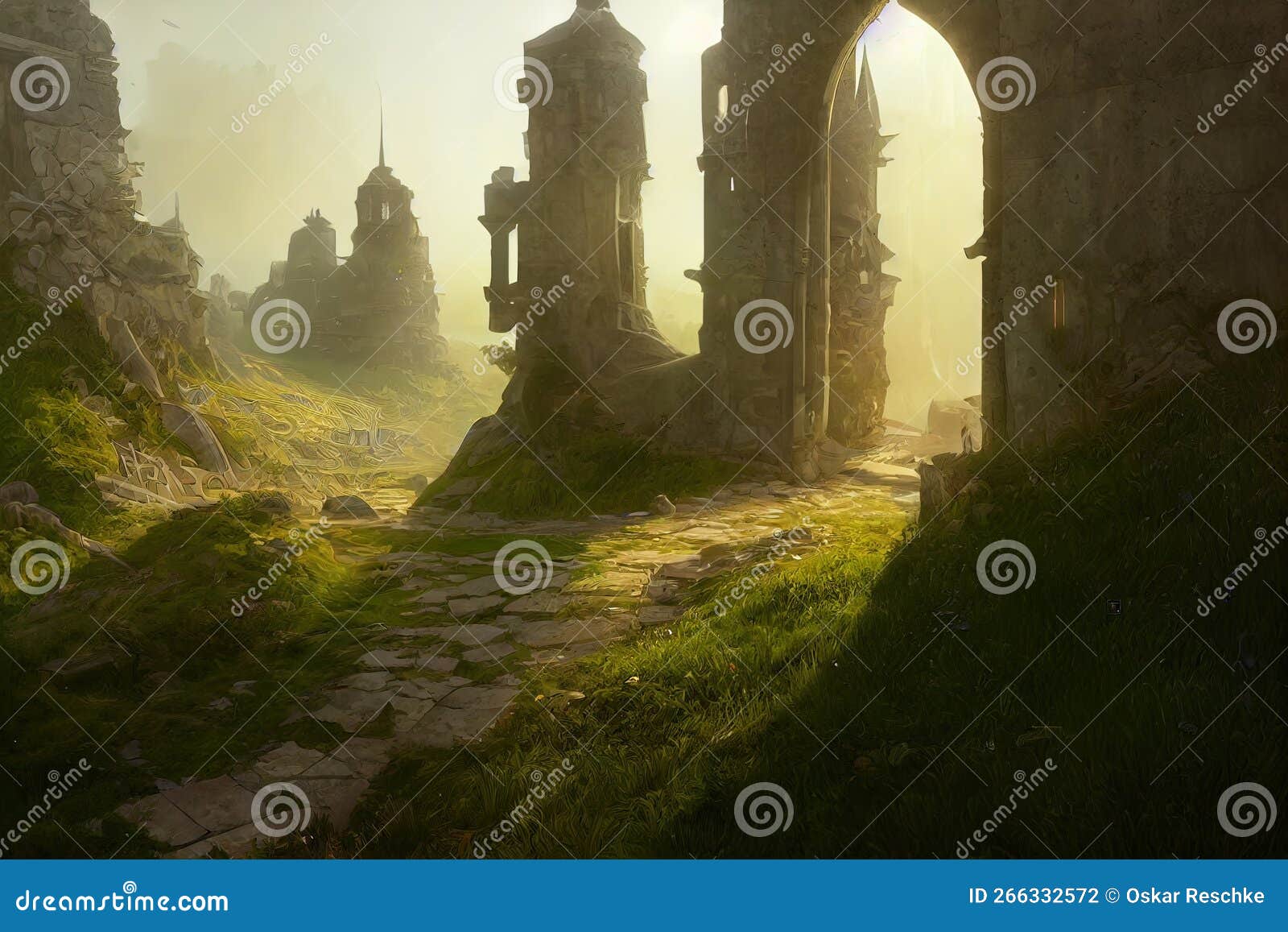 Castle Battleground - Generative AI Stock Illustration - Illustration ... Castle Battleground - Generative AI Stock Illustration - Illustration ...