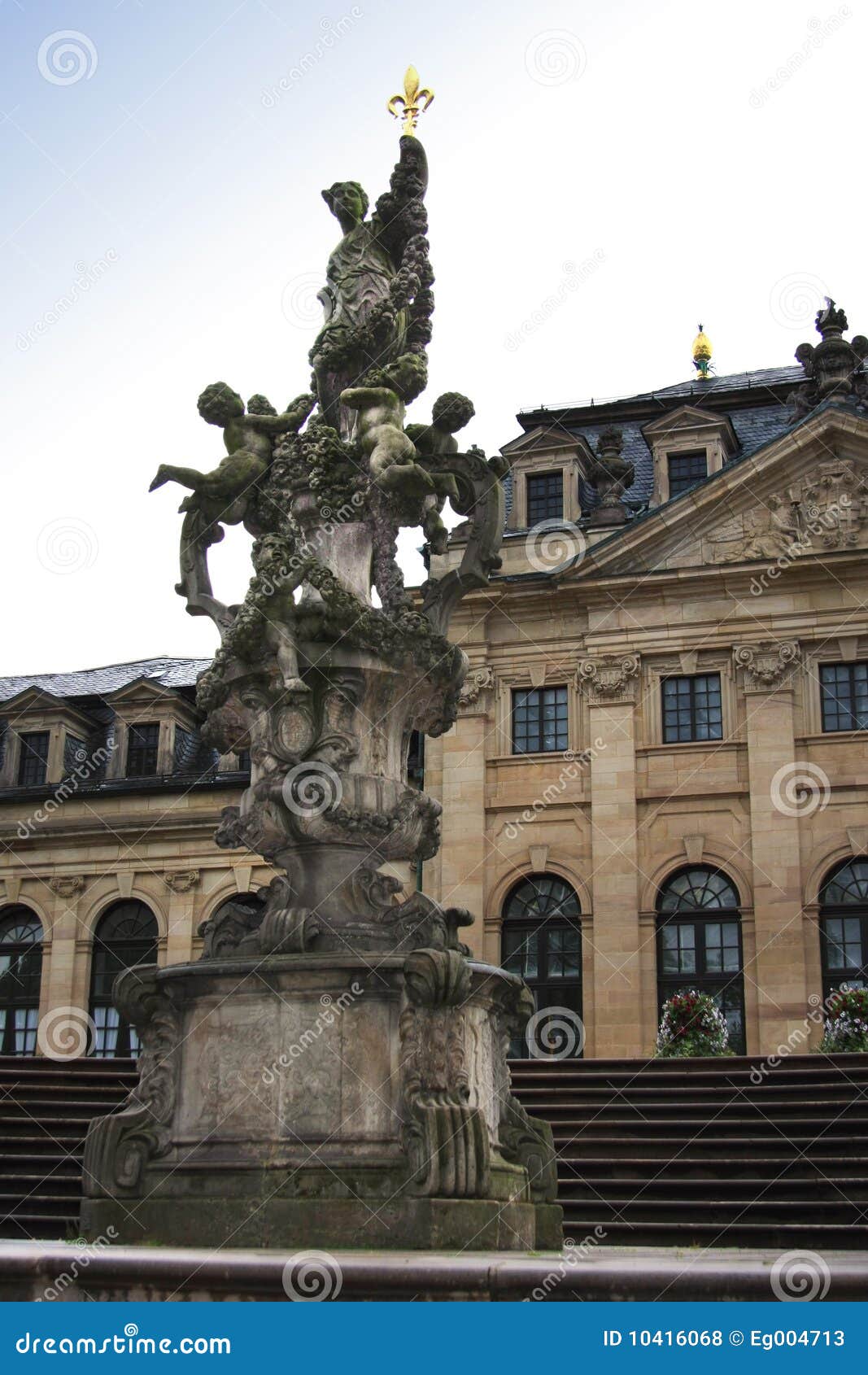 Castle Palace of Fulda stock photo. Image of church, center - 10416068