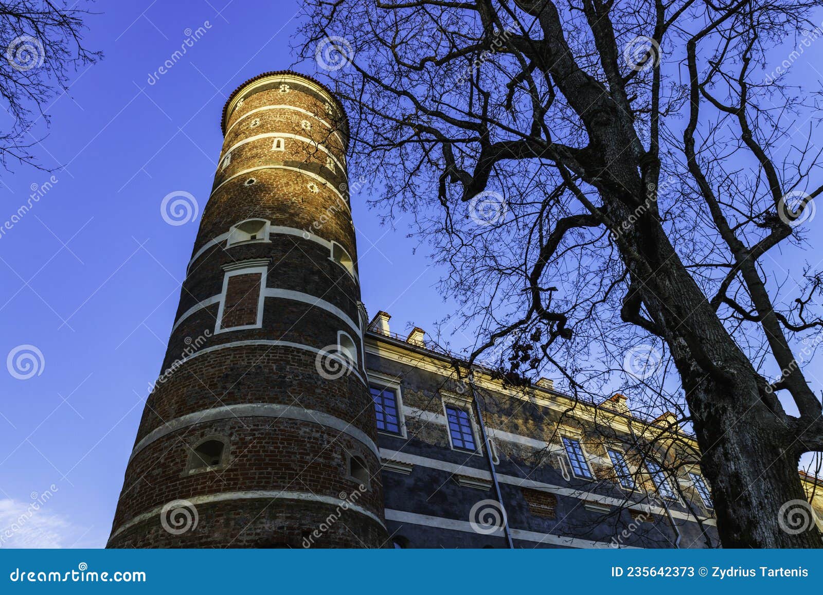 Castle of Panemune, Lithuania. Renaissance-era Building Castle ...