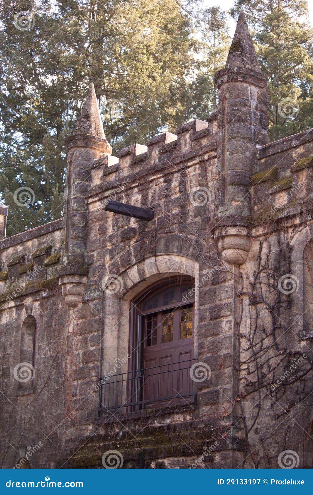 Castle parapet stock image. Image of aged, exterior, fortification ...