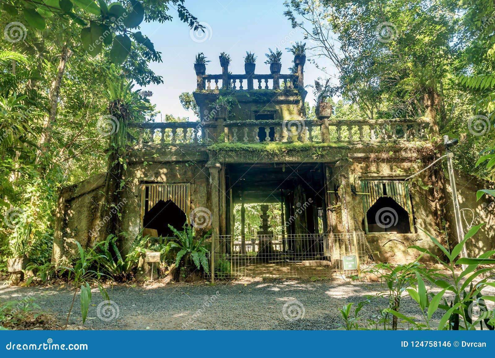Castle in Paronella Park in Queensland, Australia Stock Photo - Image ...