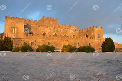 Castle of Partanna, Sicily stock image. Image of excursion - 149195961