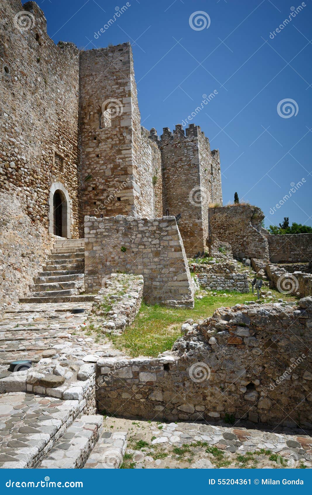 Castle of Patras. editorial photo. Image of peloponnese - 55204361