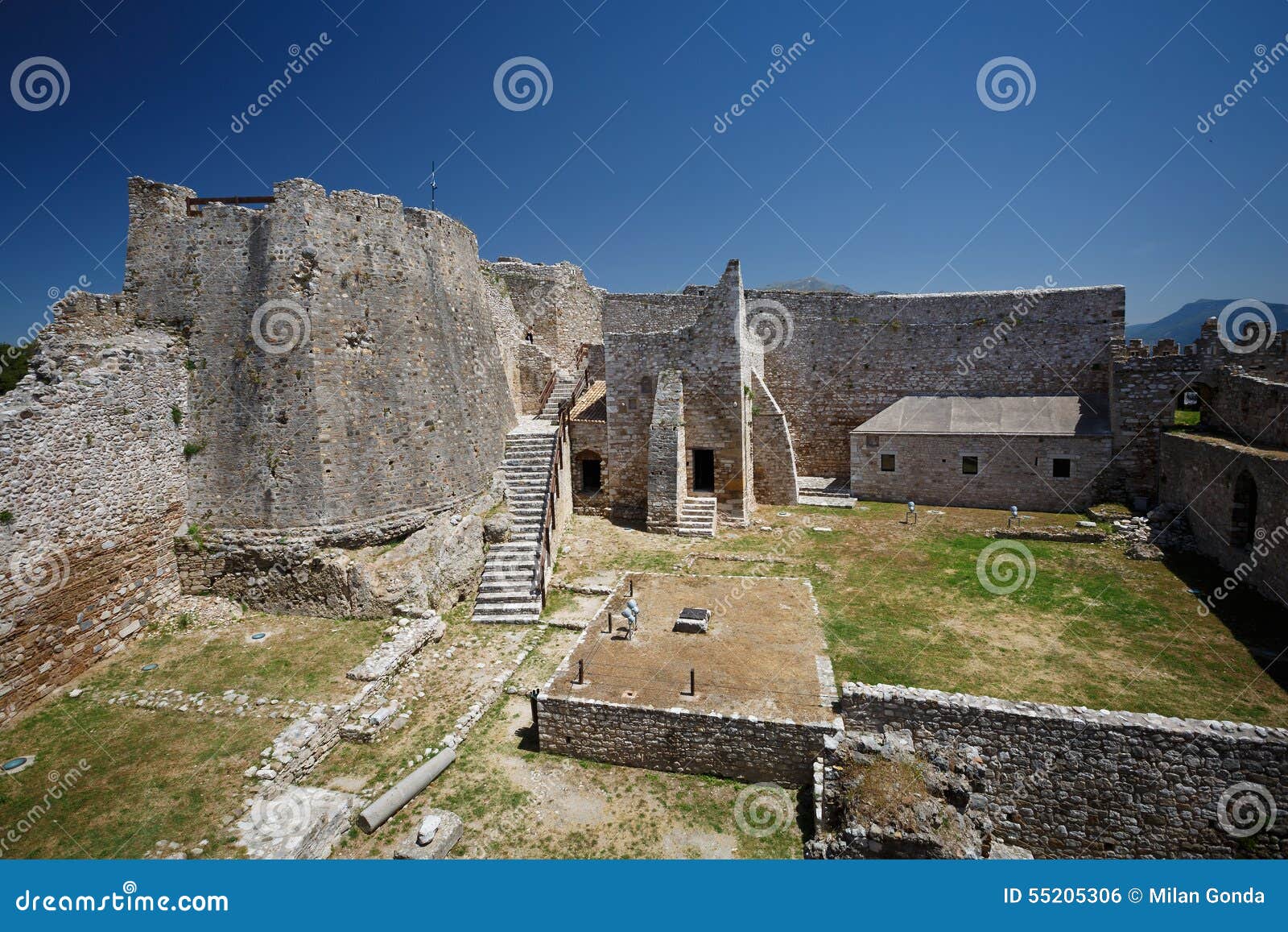 Castle of Patras. editorial photo. Image of greek, ruin - 55205306