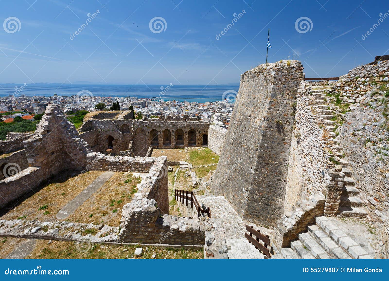 Castle of Patras. editorial photography. Image of greece - 55279887