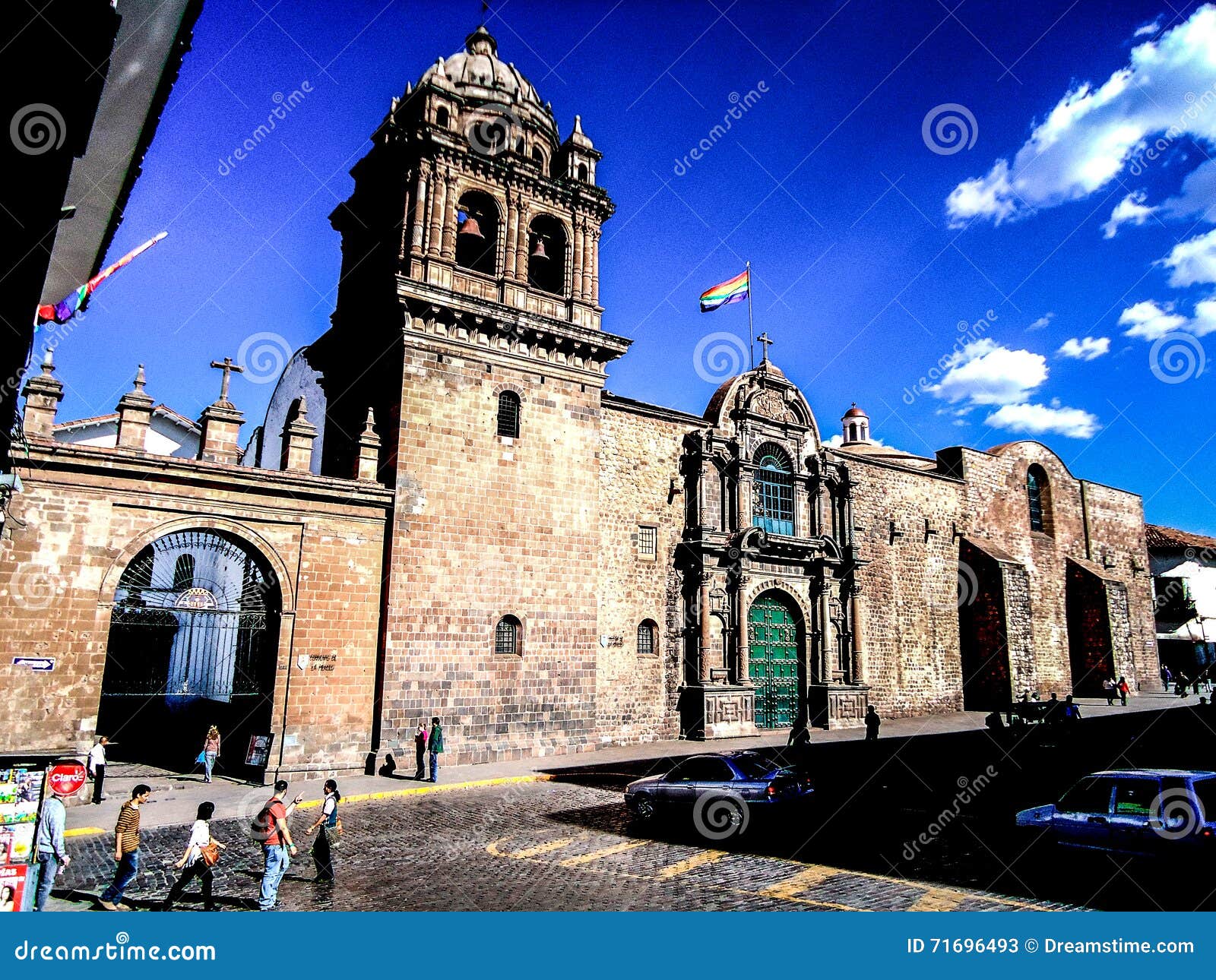 Castle in Peru editorial stock photo. Image of adventure - 71696493